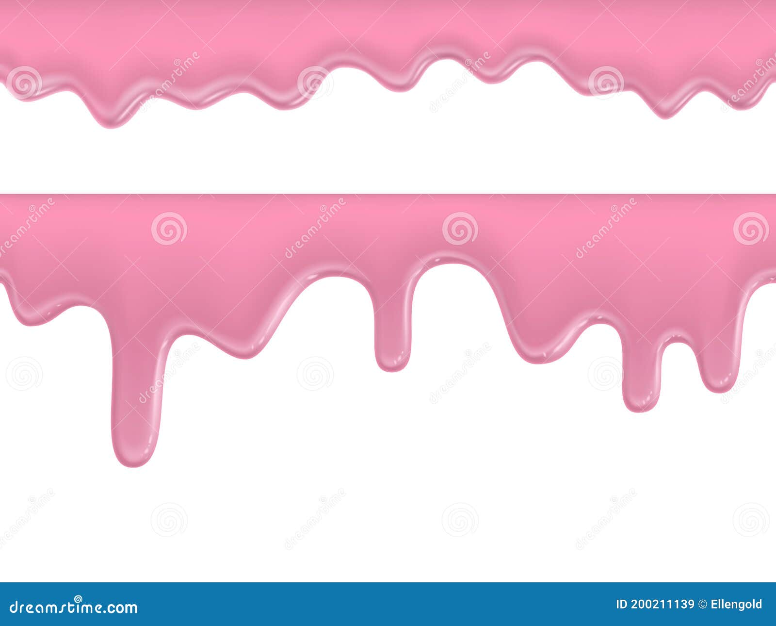 Seamless Flowing Pink Liquid Texture on White Background Stock Vector ...