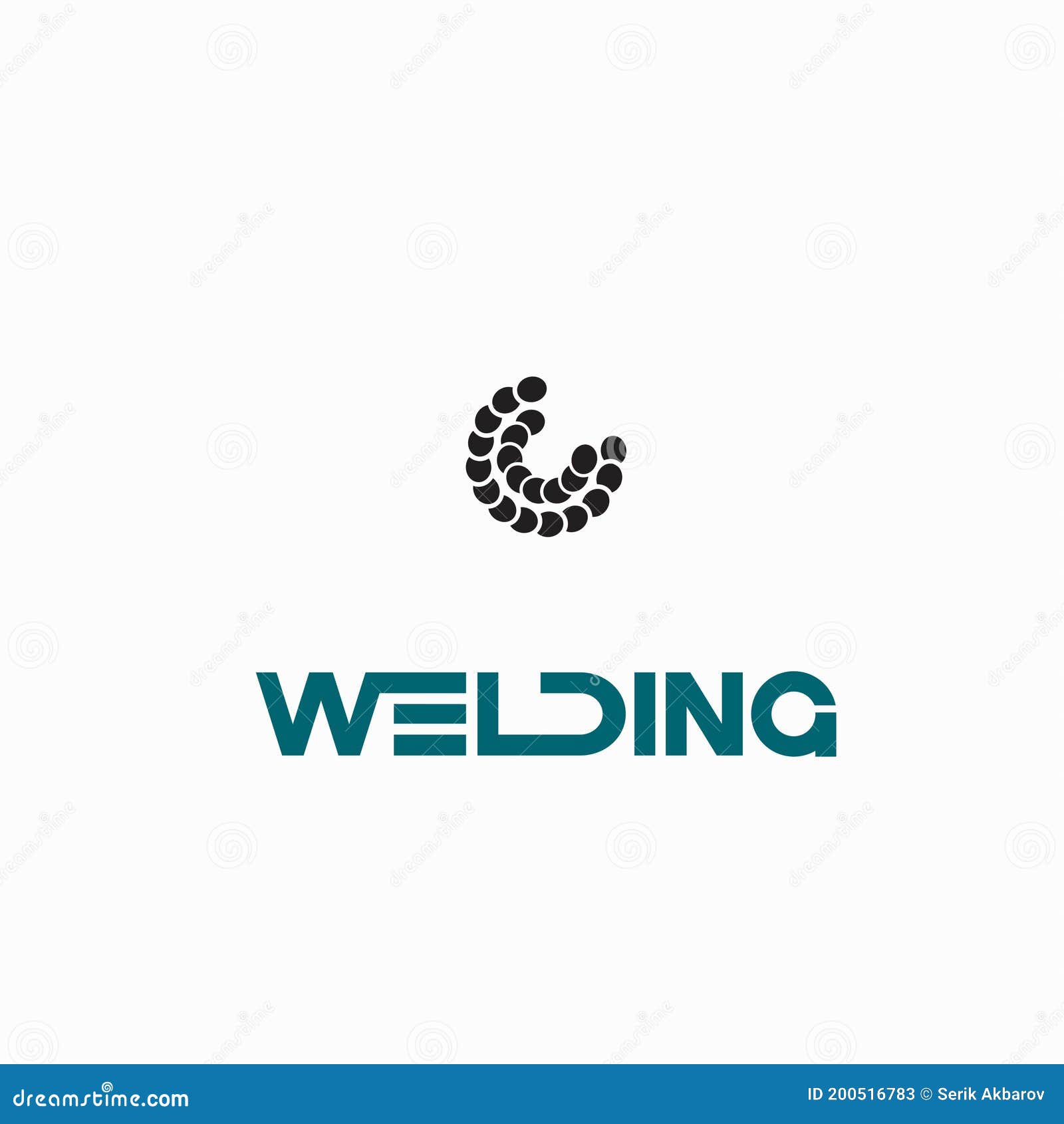 Illustration Consisting of the Image of the Weld Bead Stock Vector ...