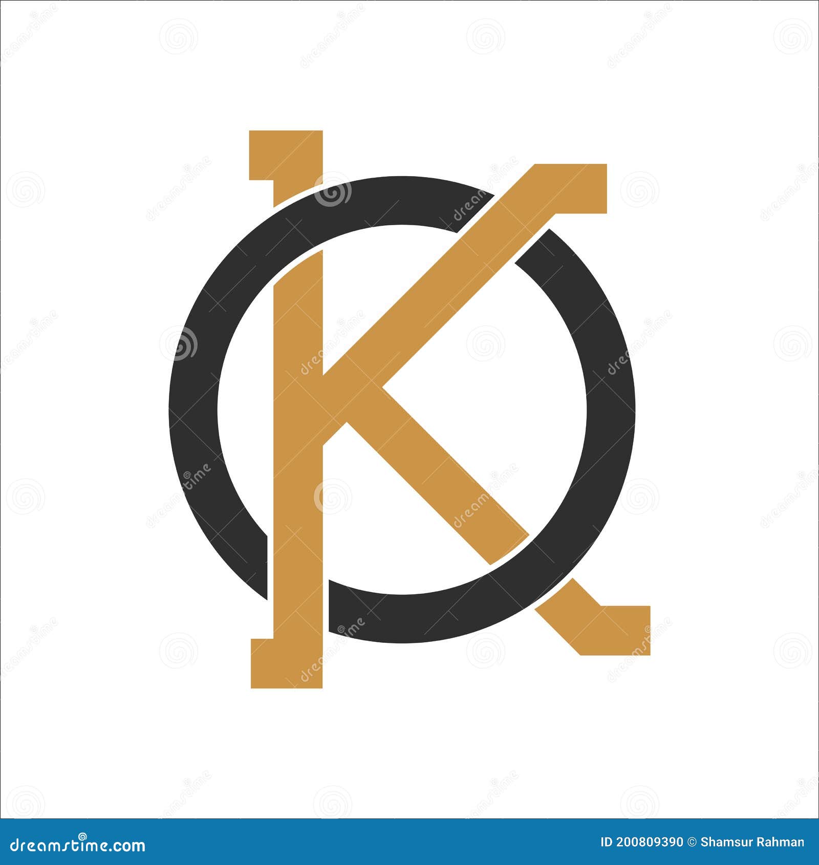 Initial Letter Ko Logo or Ok Logo Vector Design Template Stock Vector ...