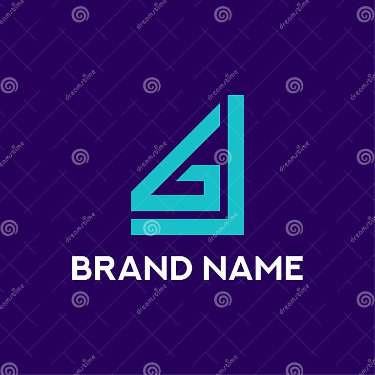 AGJ Logo Design, Letter a, Letter G, Letter J Logo Design Stock Vector ...