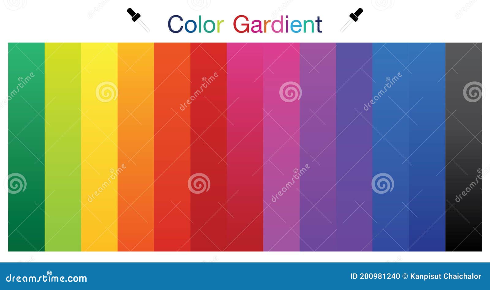 Complementary Colors are Opposite Each Other. Vector Graphic ...