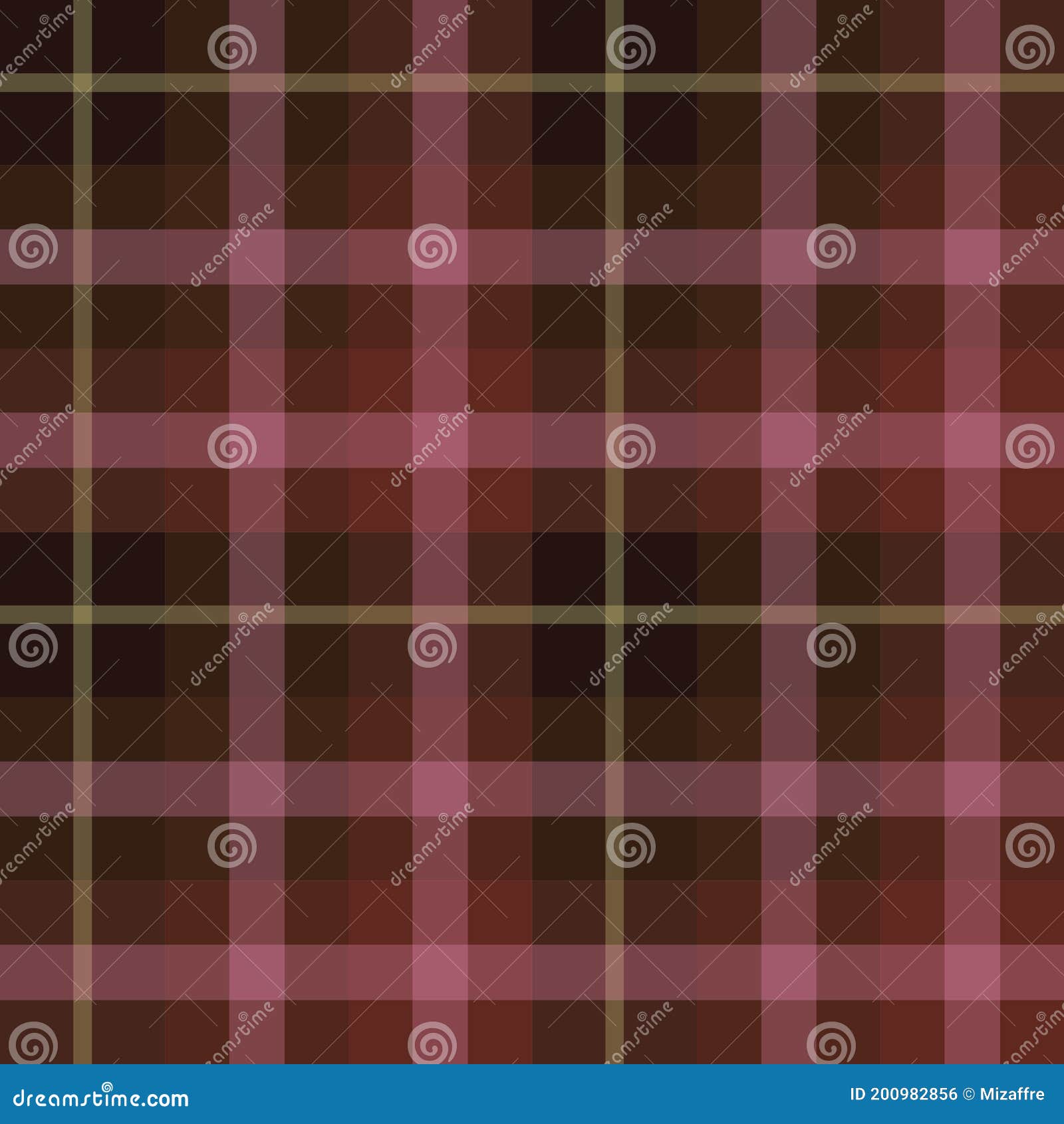 Seamless Pattern Burgundy Maroon Monotone Plaid Check Stock Vector ...