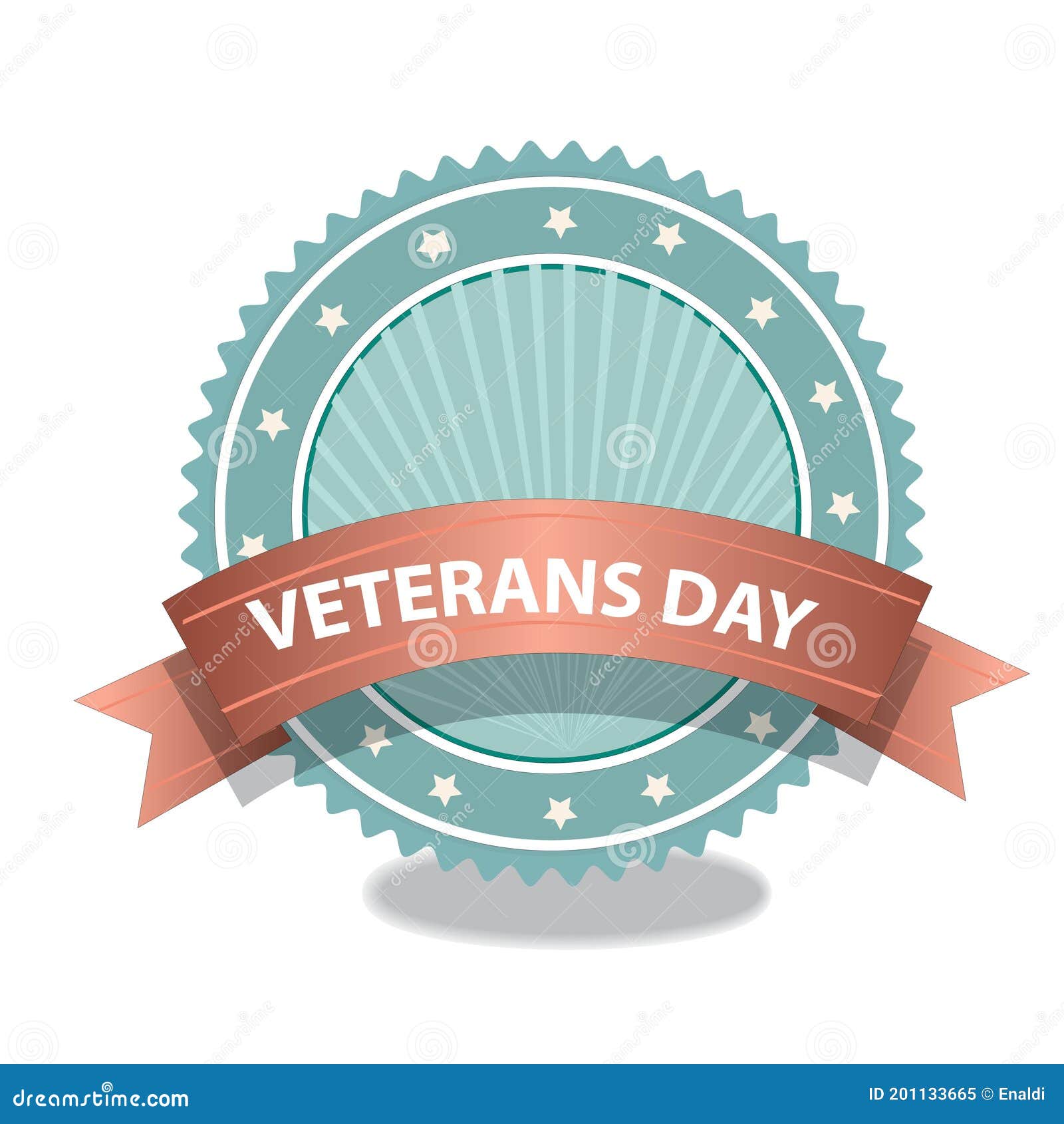 America`s Veterans Day Sign and Badge Stock Vector - Illustration of ...