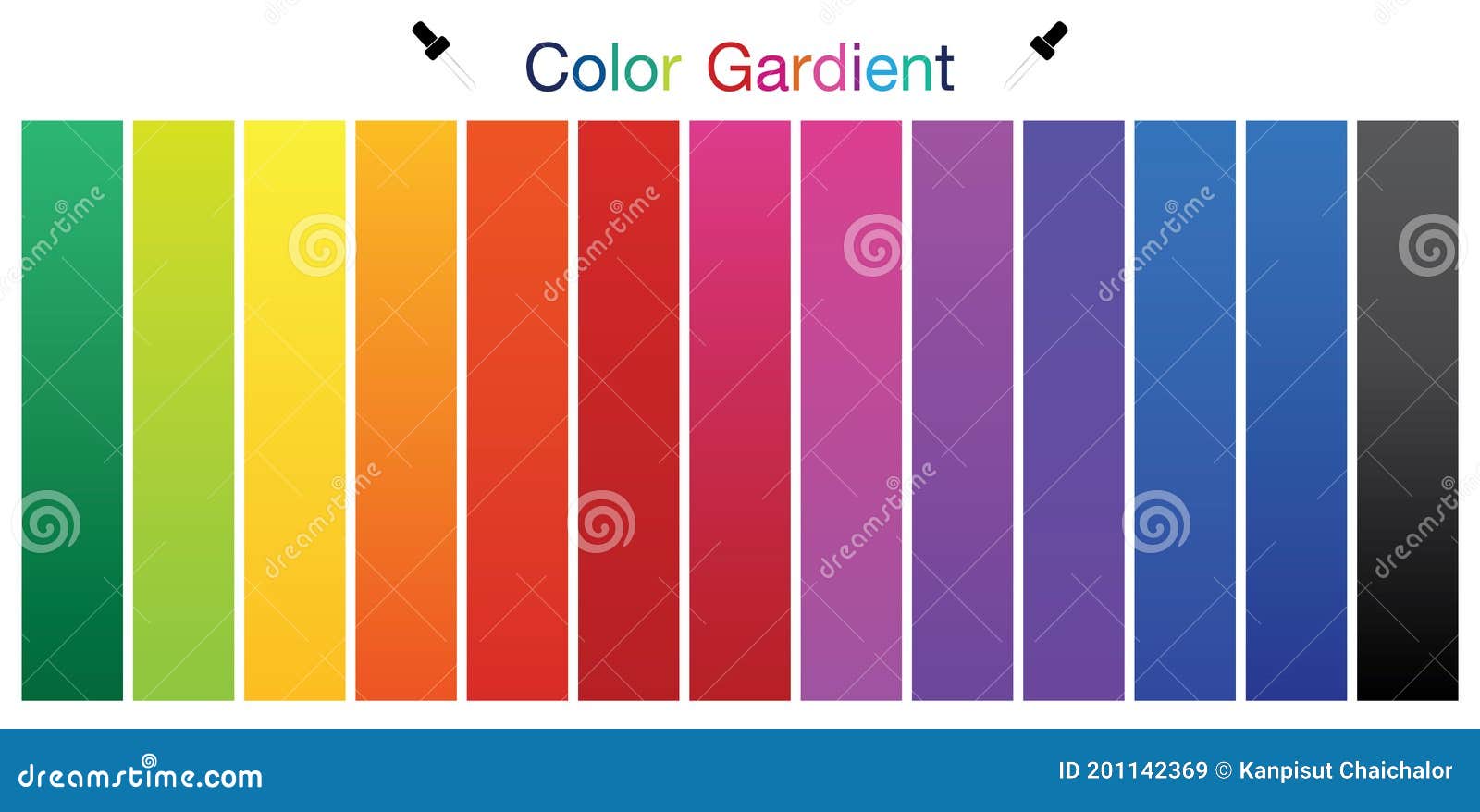 Complementary Colors are Opposite Each Other. Vector Graphic ...