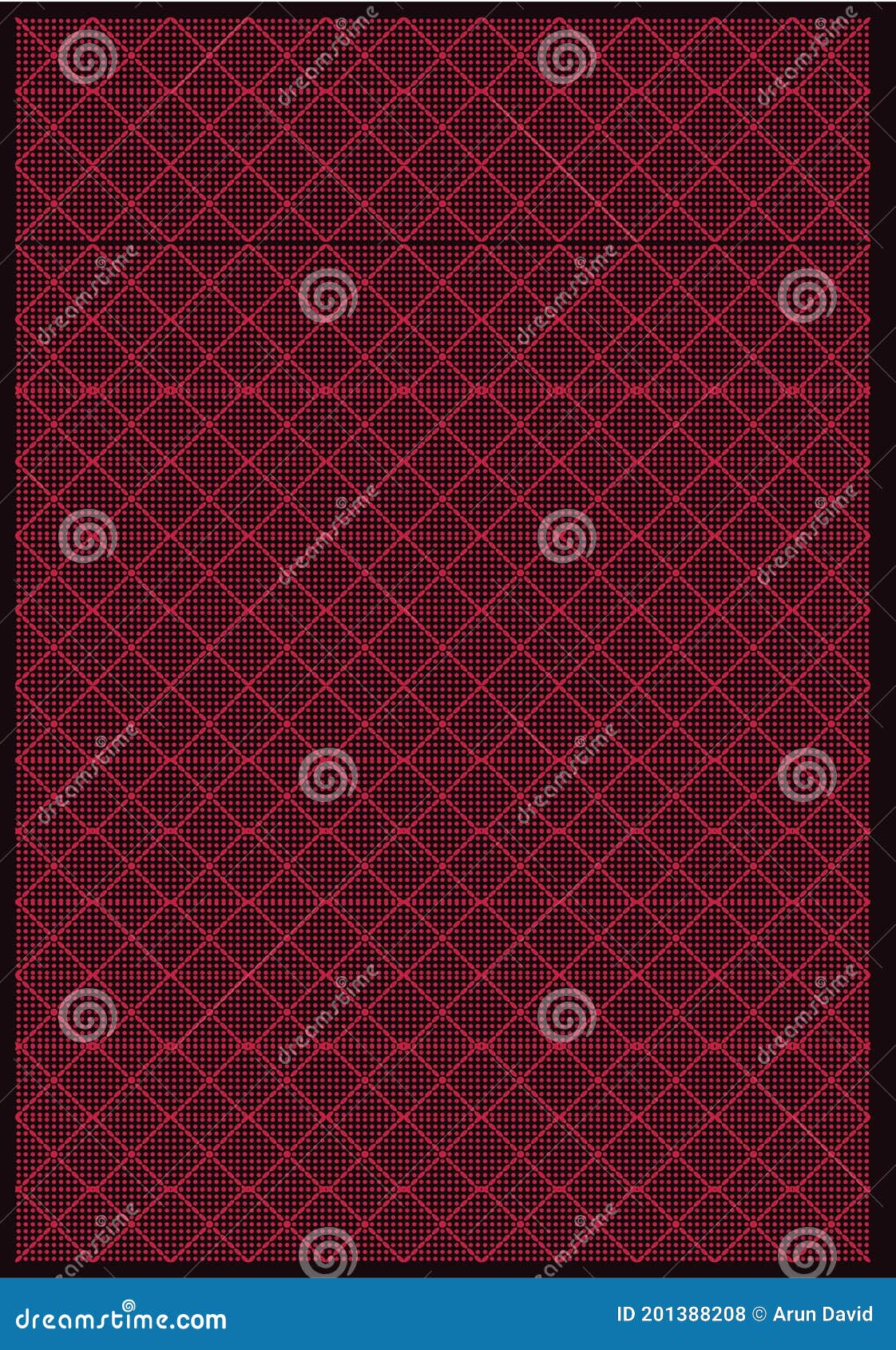 Horizontal Line Red with Black Pattrons Stock Illustration ...