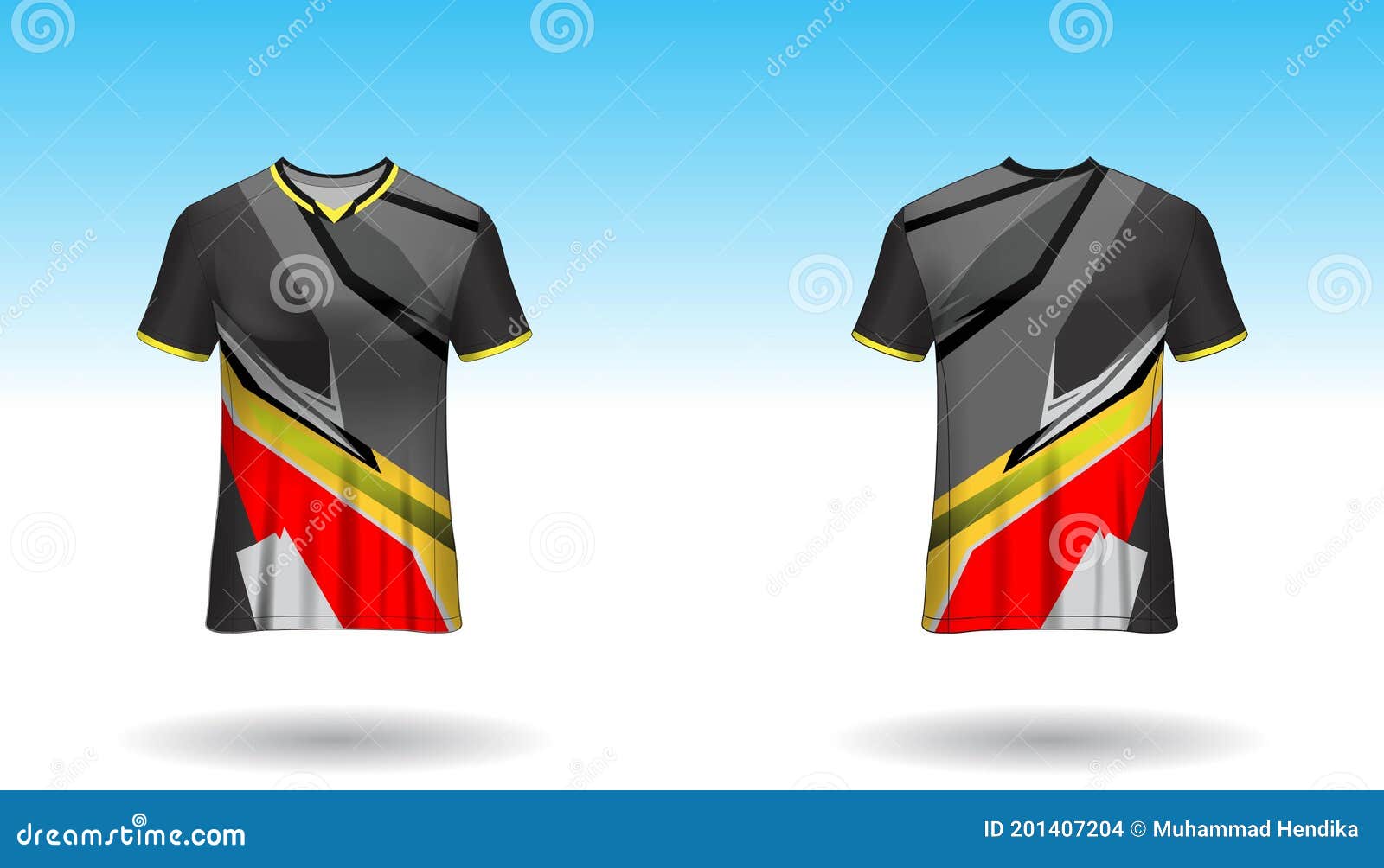 Sport Design Template Football Jersey Vector for Football Club. Uniform ...