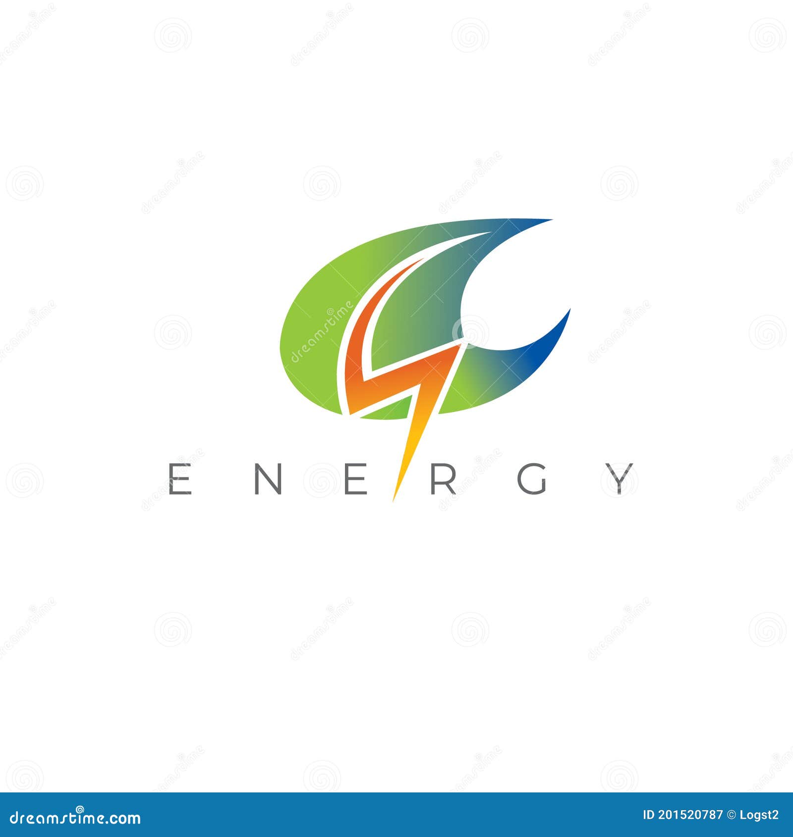Energy Vector Logo. Energy Emblem Stock Vector - Illustration of ...