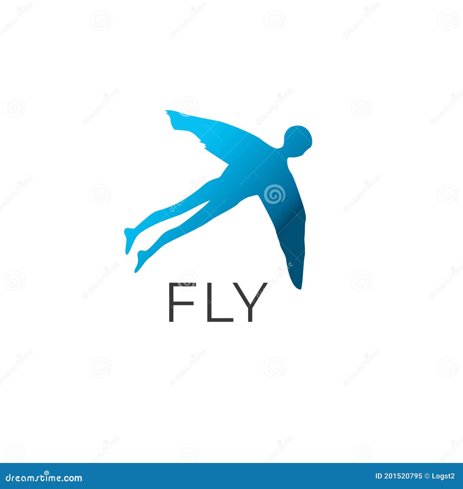 Fly Vector Logo. Fly Emblem Stock Vector - Illustration of abstract ...