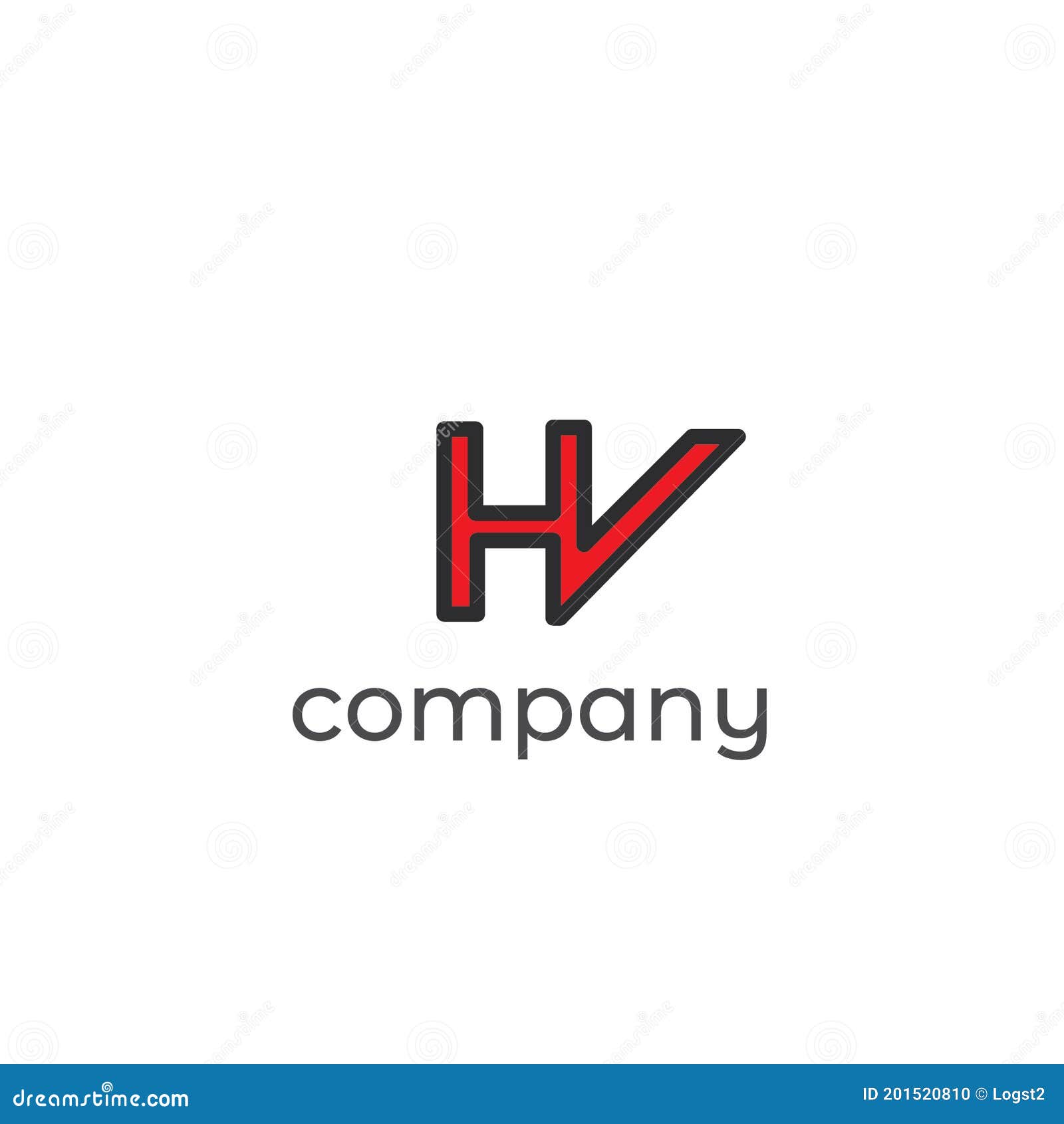 V, H Vector Logo. Vh Letters Emblem Stock Vector - Illustration of ...