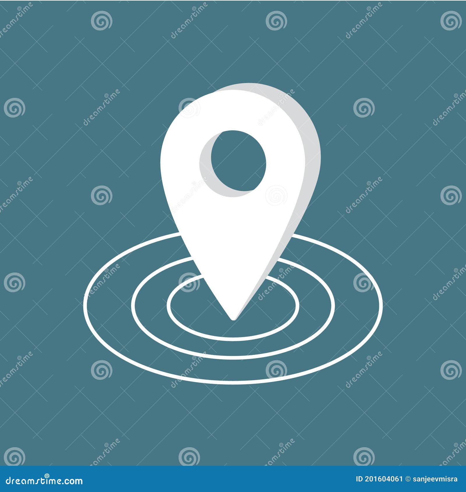 Locator, Location Map Icon Vector Illustration Stock Vector ...