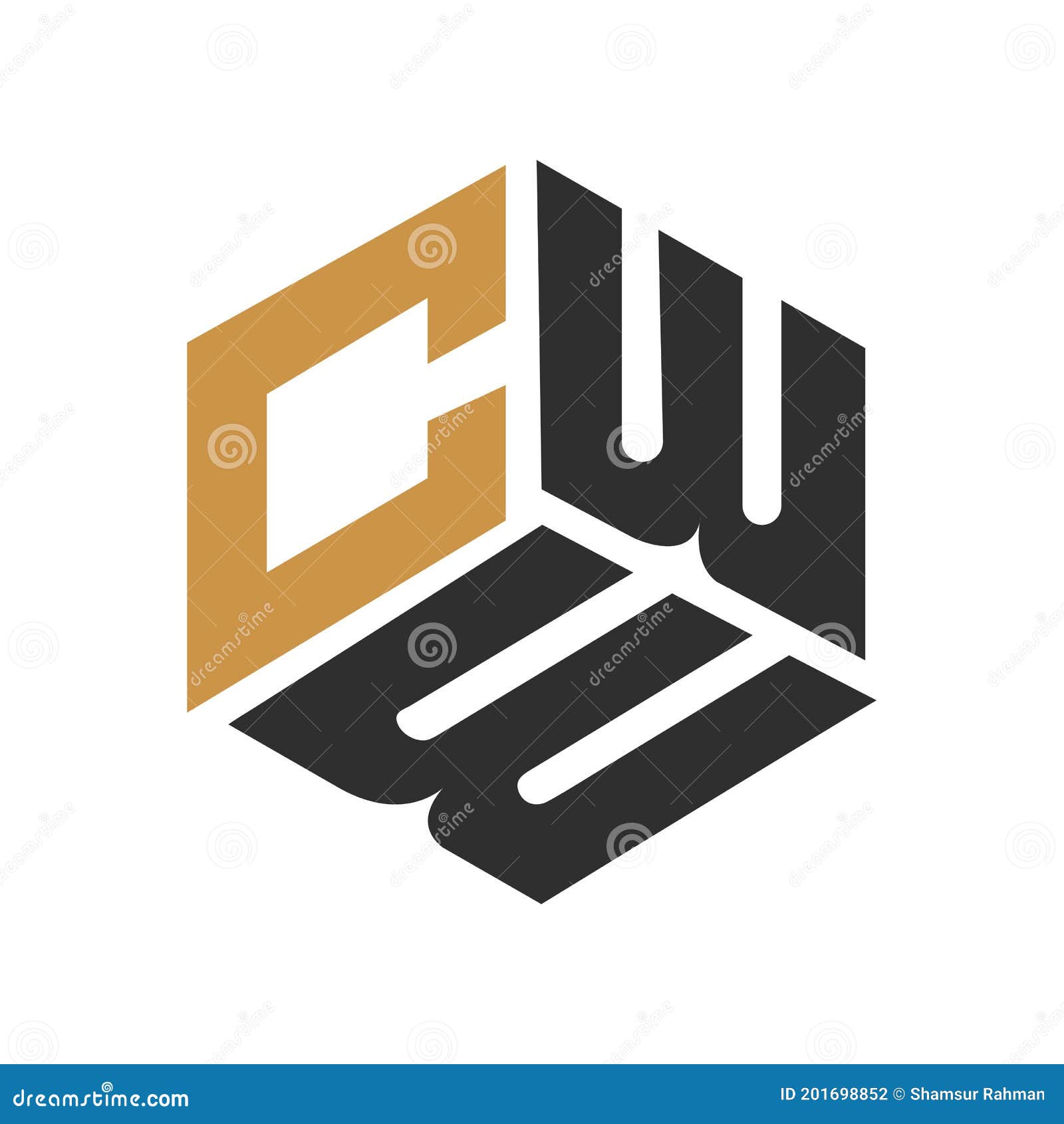 Initial Letter Cw Logo or Wc Logo Vector Design Template Editorial ...