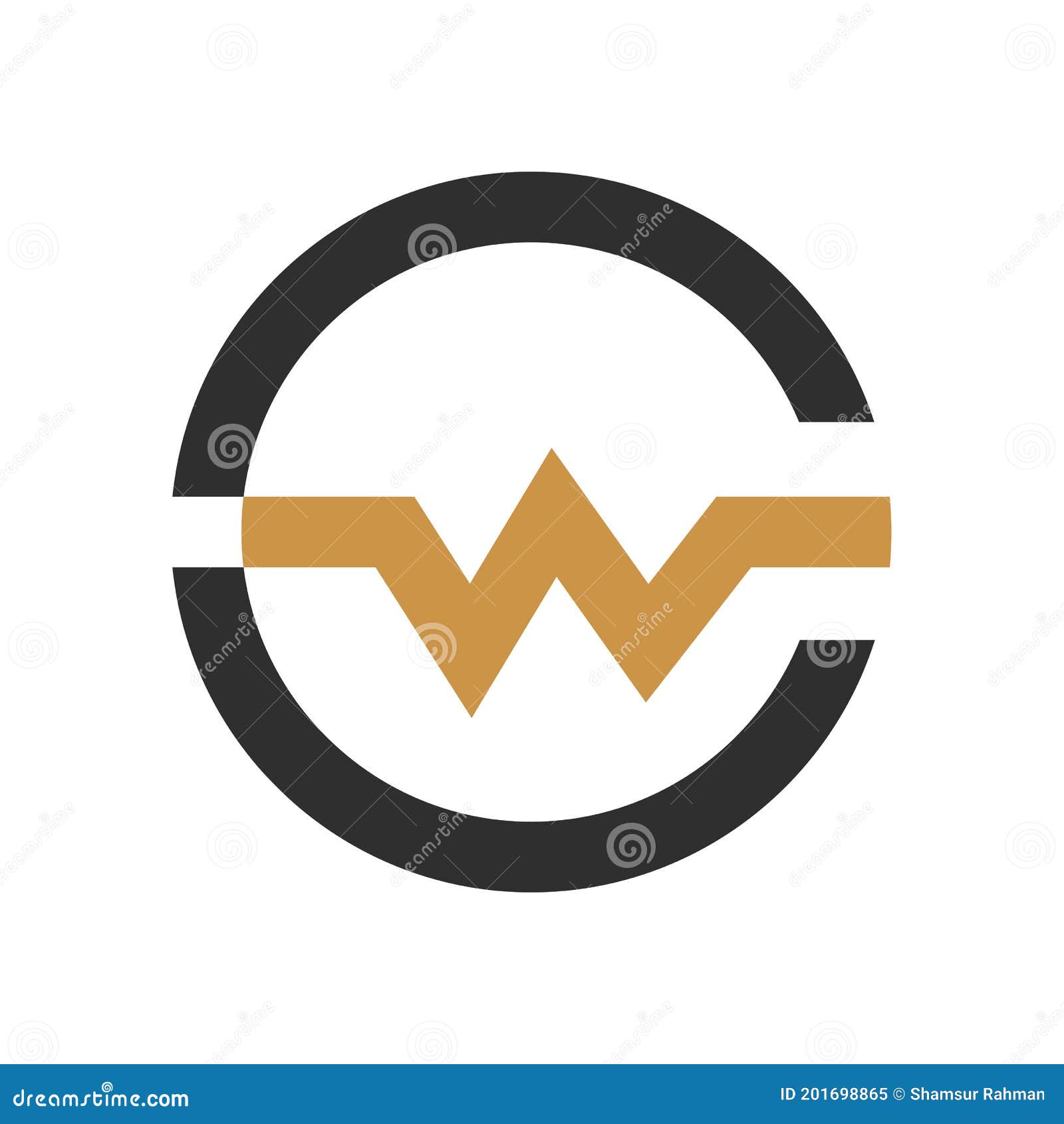 Initial Letter Cw Logo or Wc Logo Vector Design Template Editorial ...