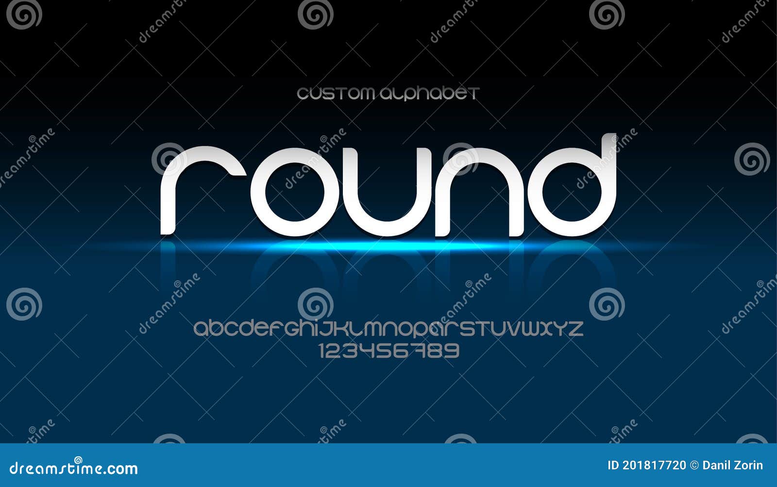 Round Bold Alphabet Letter Font. Modern Logo Typography. Heavy And Fat ...