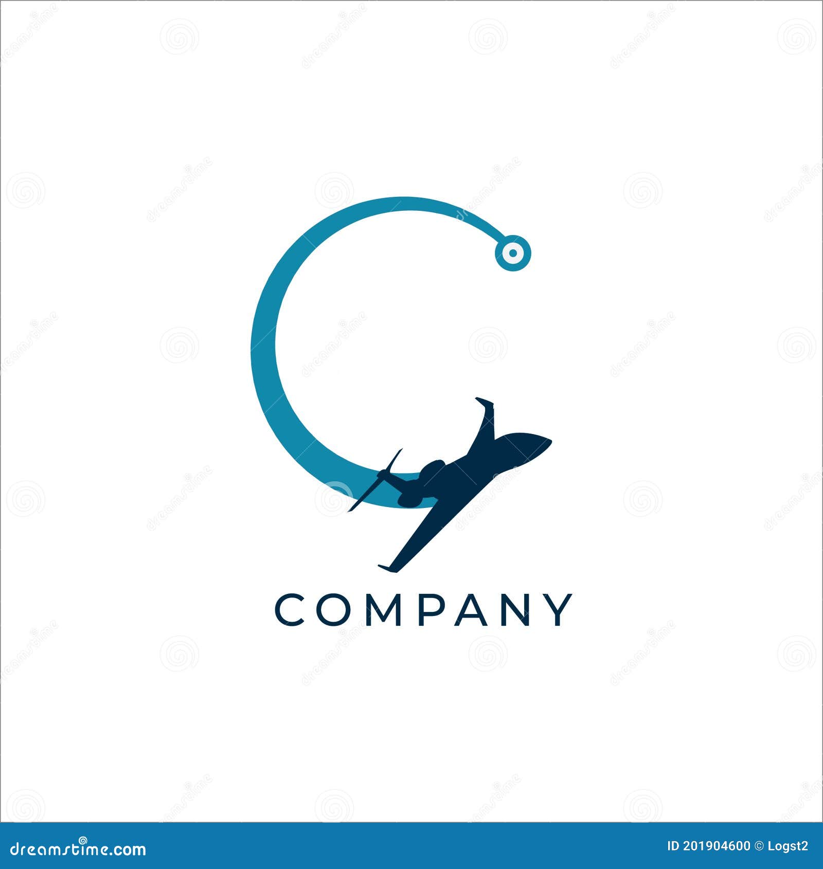 Fly Vector Logo. Airplane Vector Logo. Airplane Icon Stock Vector ...
