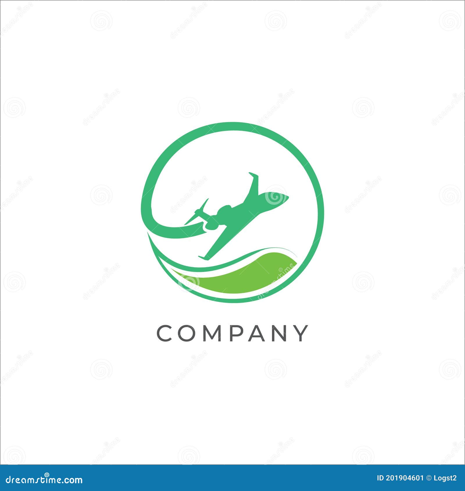 Fly Vector Logo. Airplane Vector Logo. Airplane Icon Stock Vector ...