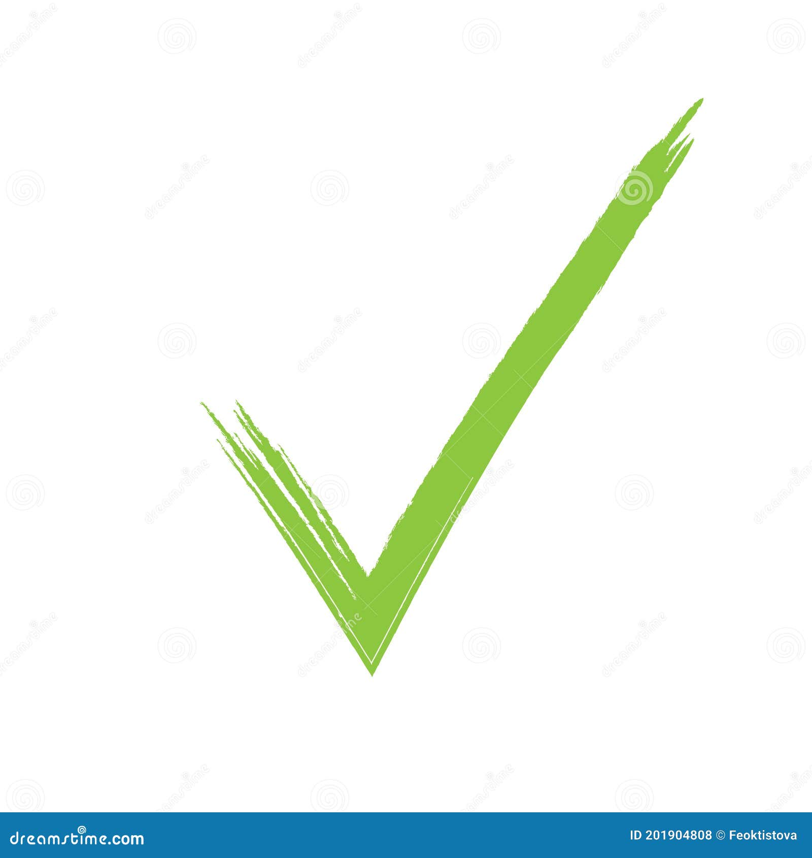 Checkmark And X Or Confirm, Check Mark And X Icon Vector Illustration ...