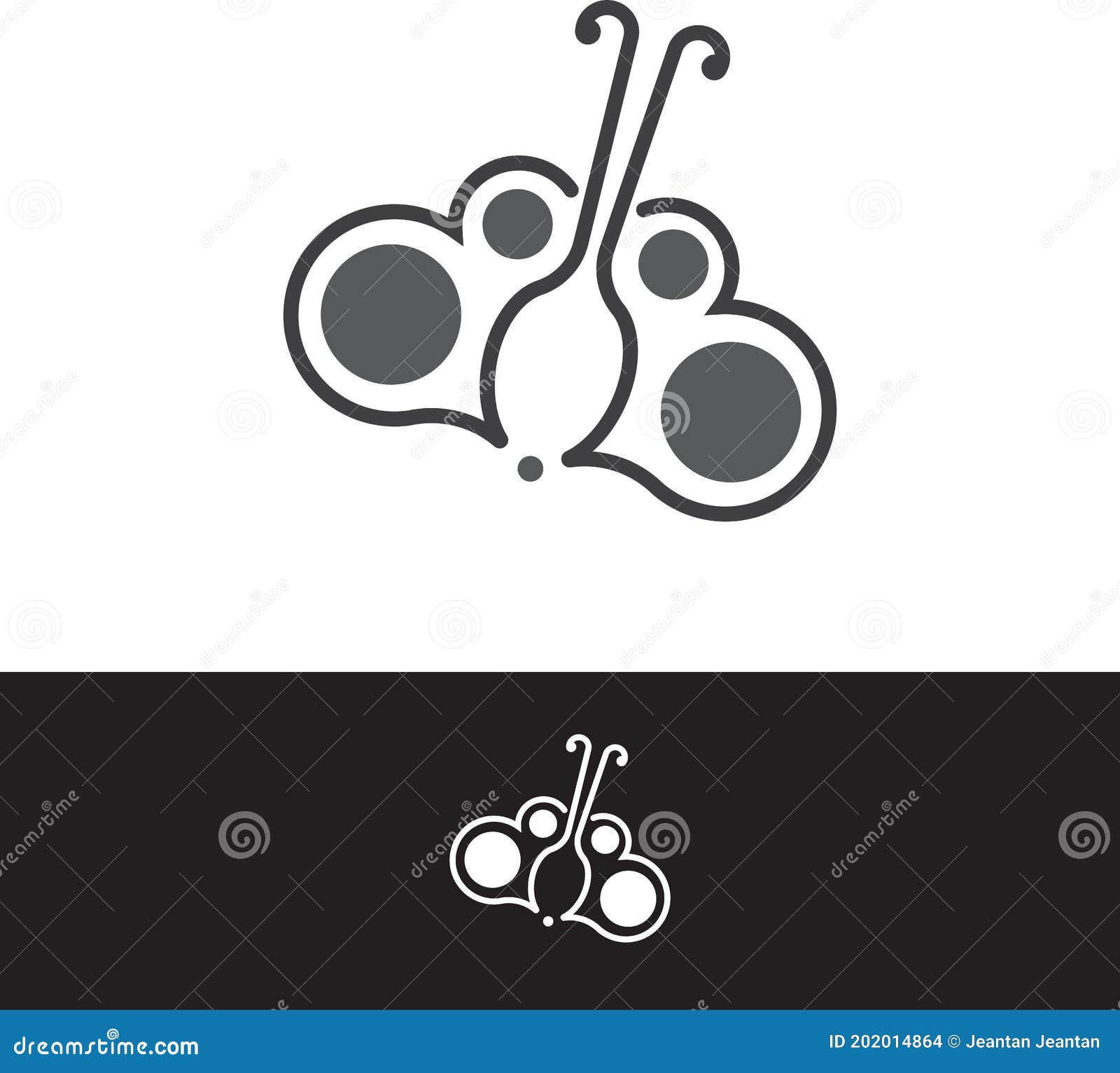 Butterfly Restaurant and Cafe Logo Stock Vector - Illustration of pine ...