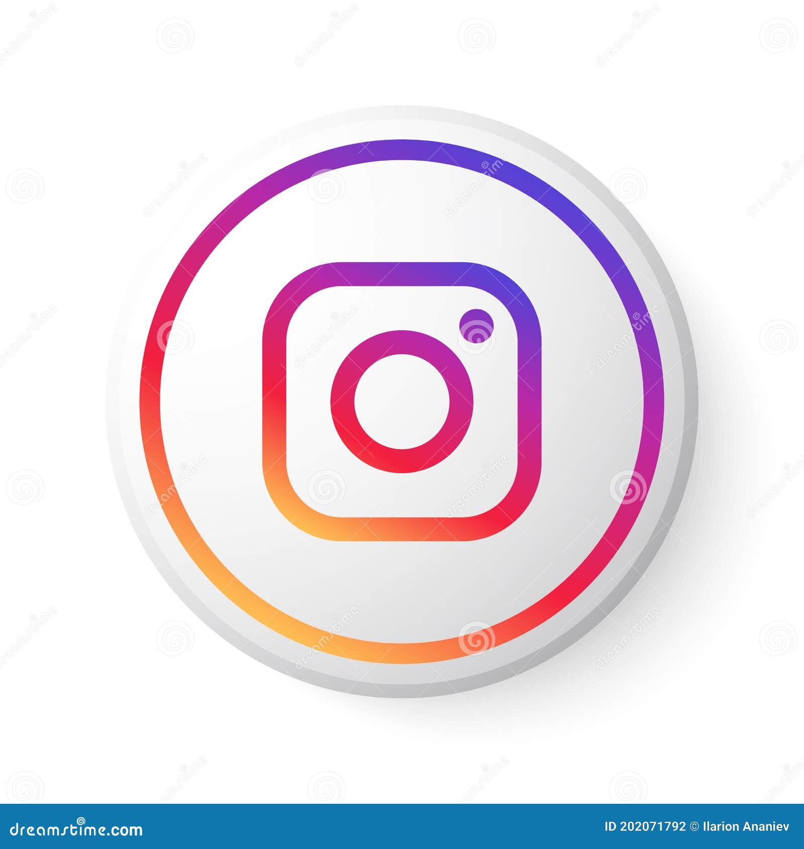 Instagram Icon Button