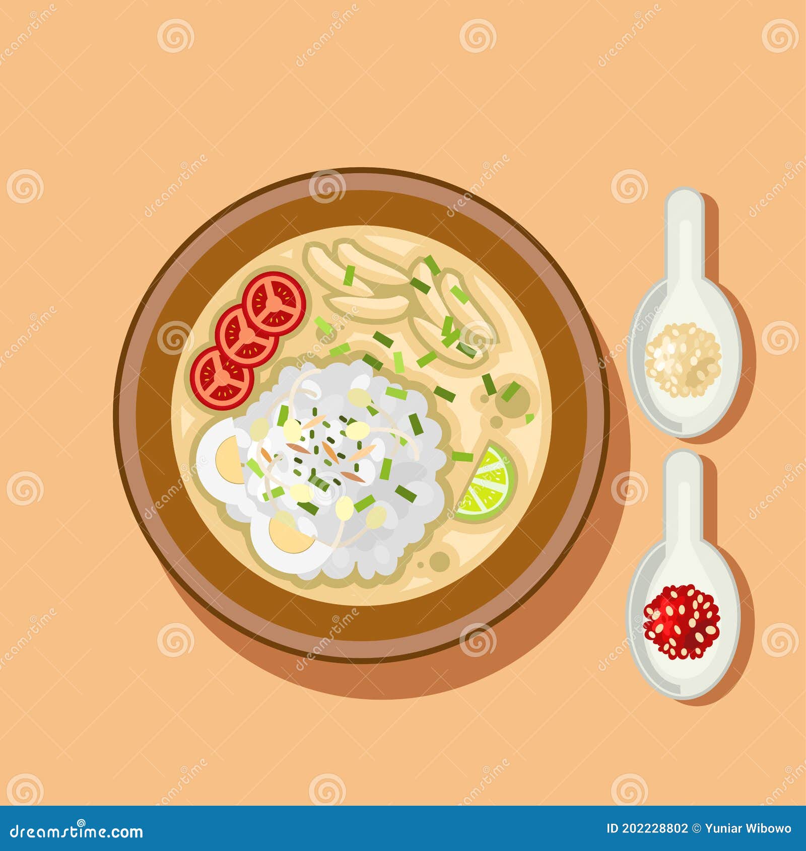 Soto Ayam is a Traditional Indonesian Soup Mainly Composed of Broth ...