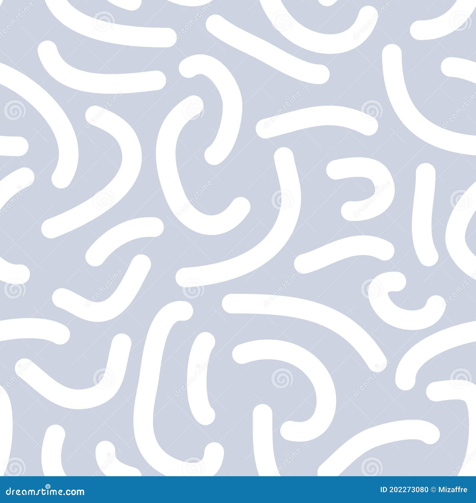 Seamless Memphis Abstract Pattern with Light Blue Grey Background Color ...