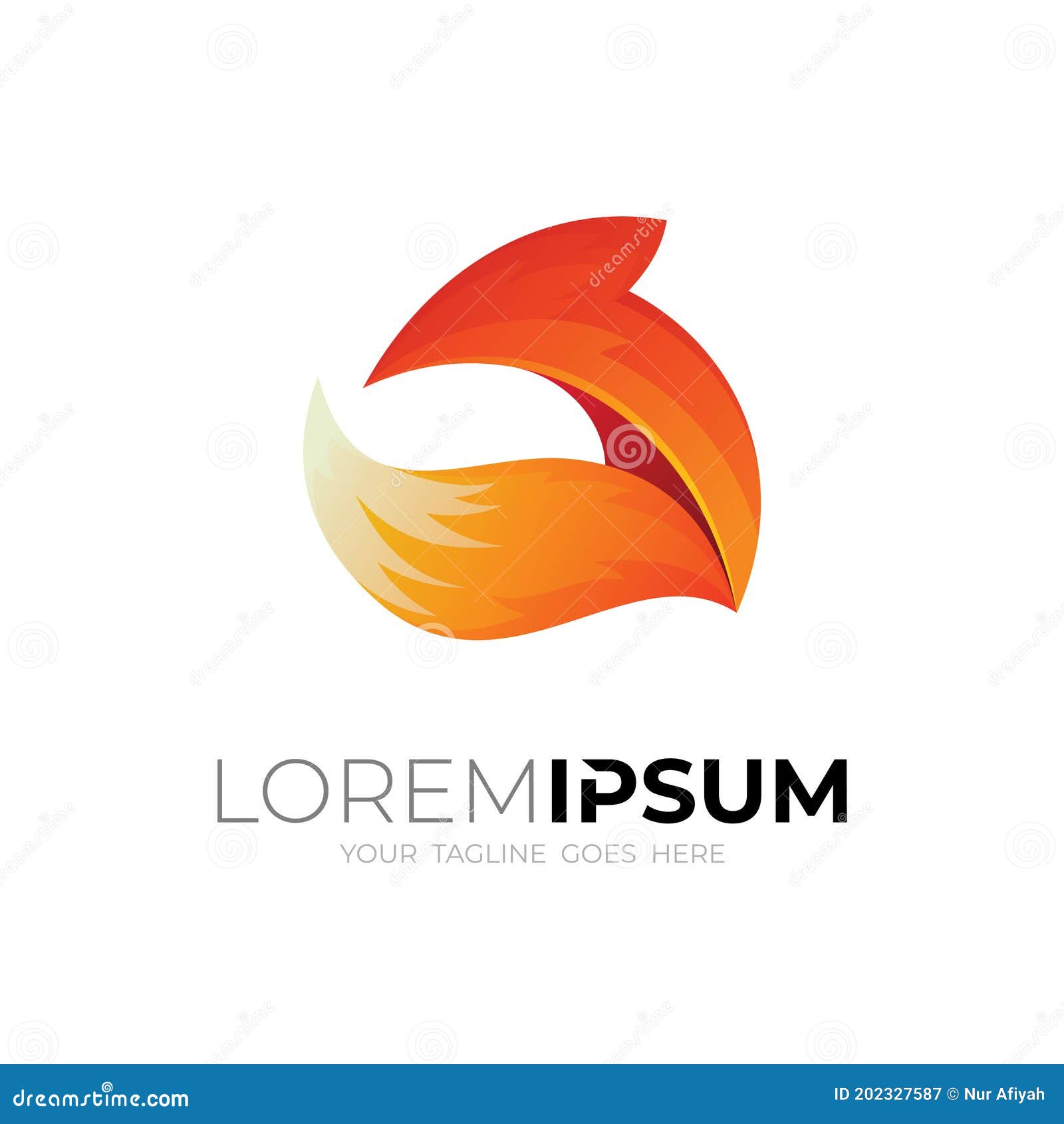 Fox Logo , Application Icon Stock Vector - Illustration of design ...