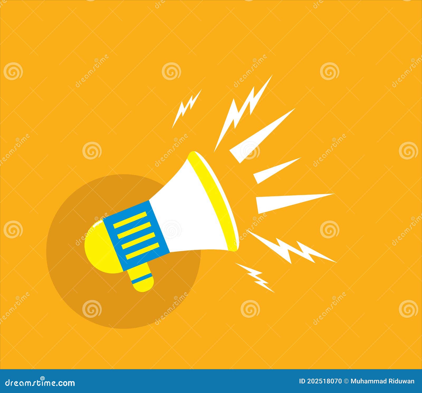 Toa Vector Illustration on Orange Background Stock Vector ...