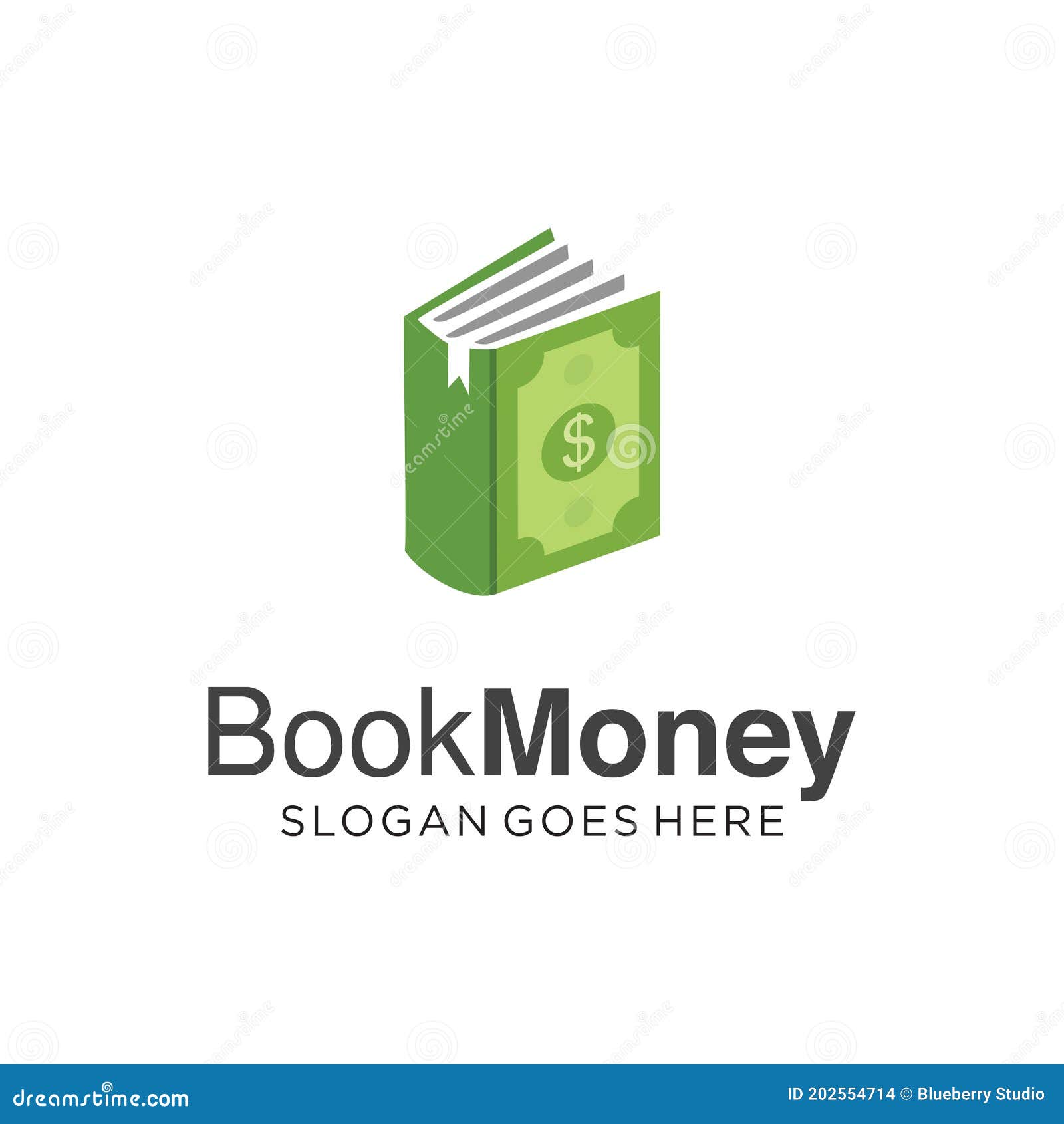 Money Book Logo Icon Design Stock Vector Templates. Education and ...