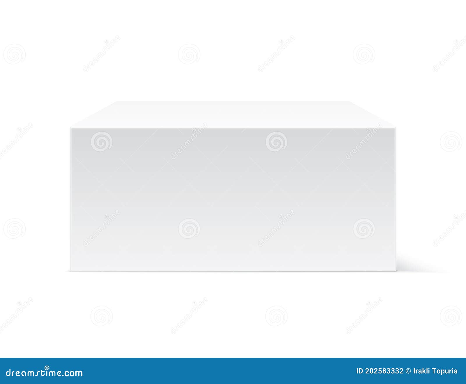 White Cube Isolated on Background. Abstract Scene. Stock Vector ...