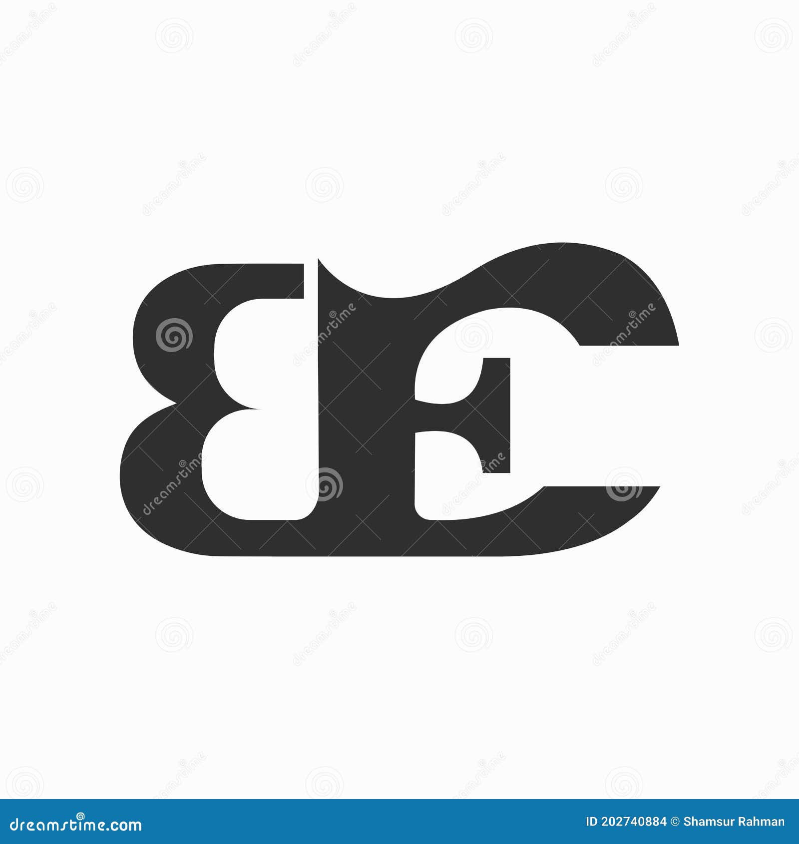 Initial Letter Eb Logo or Be Logo Vector Design Template Stock Vector ...