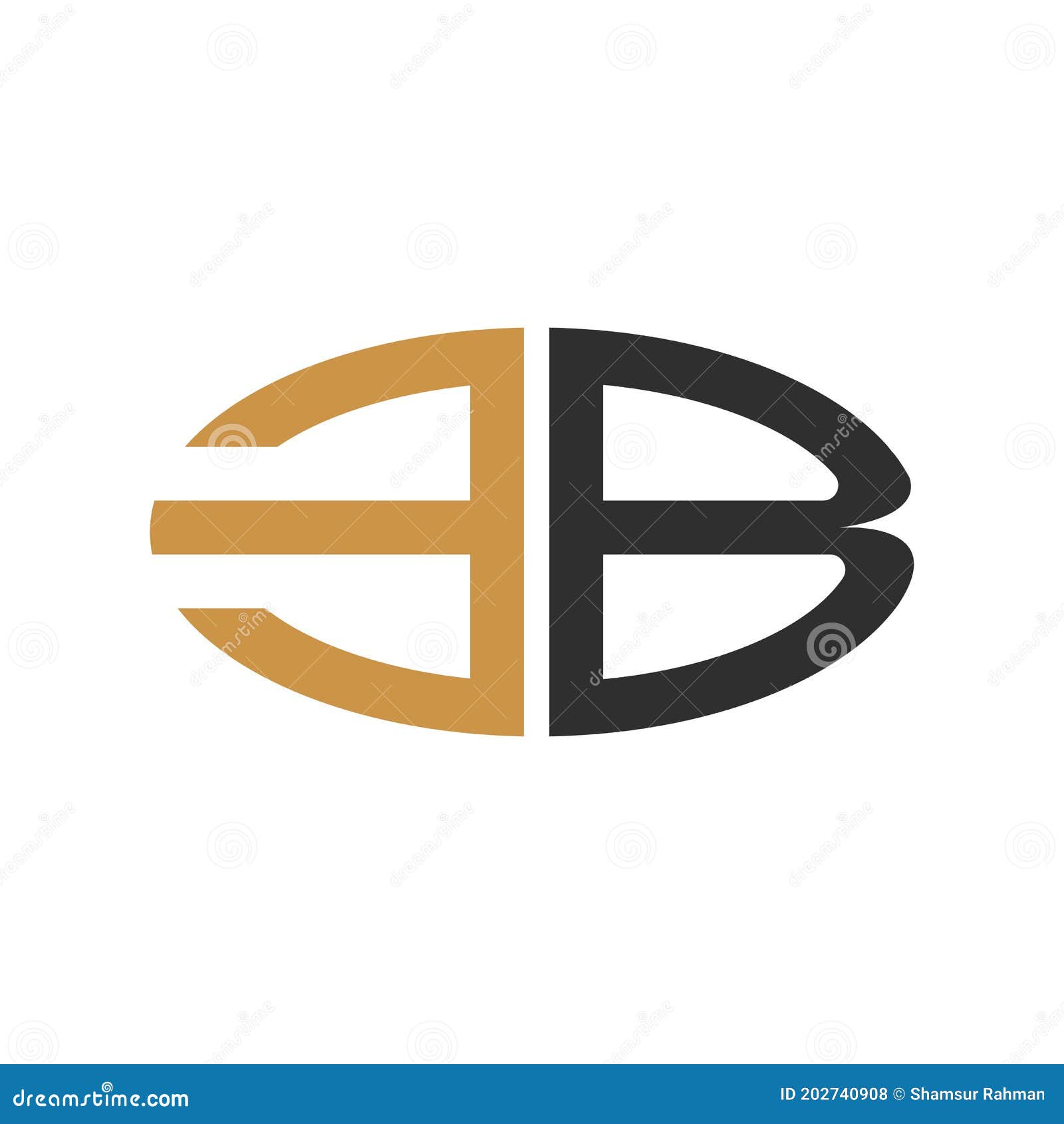 Initial Letter Eb Logo or Be Logo Vector Design Template Stock Vector ...