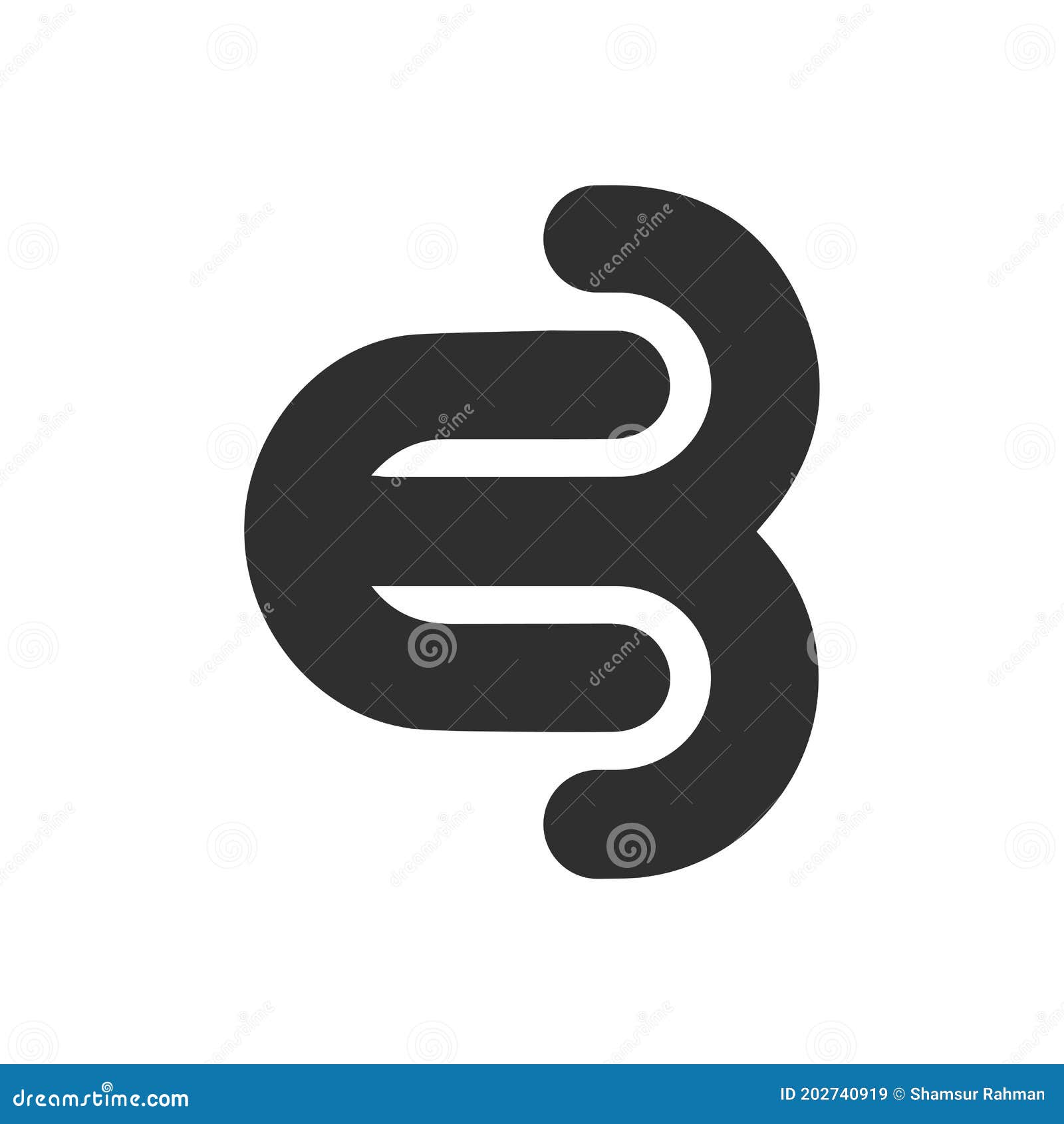 Initial Letter Eb Logo or Be Logo Vector Design Template Editorial ...