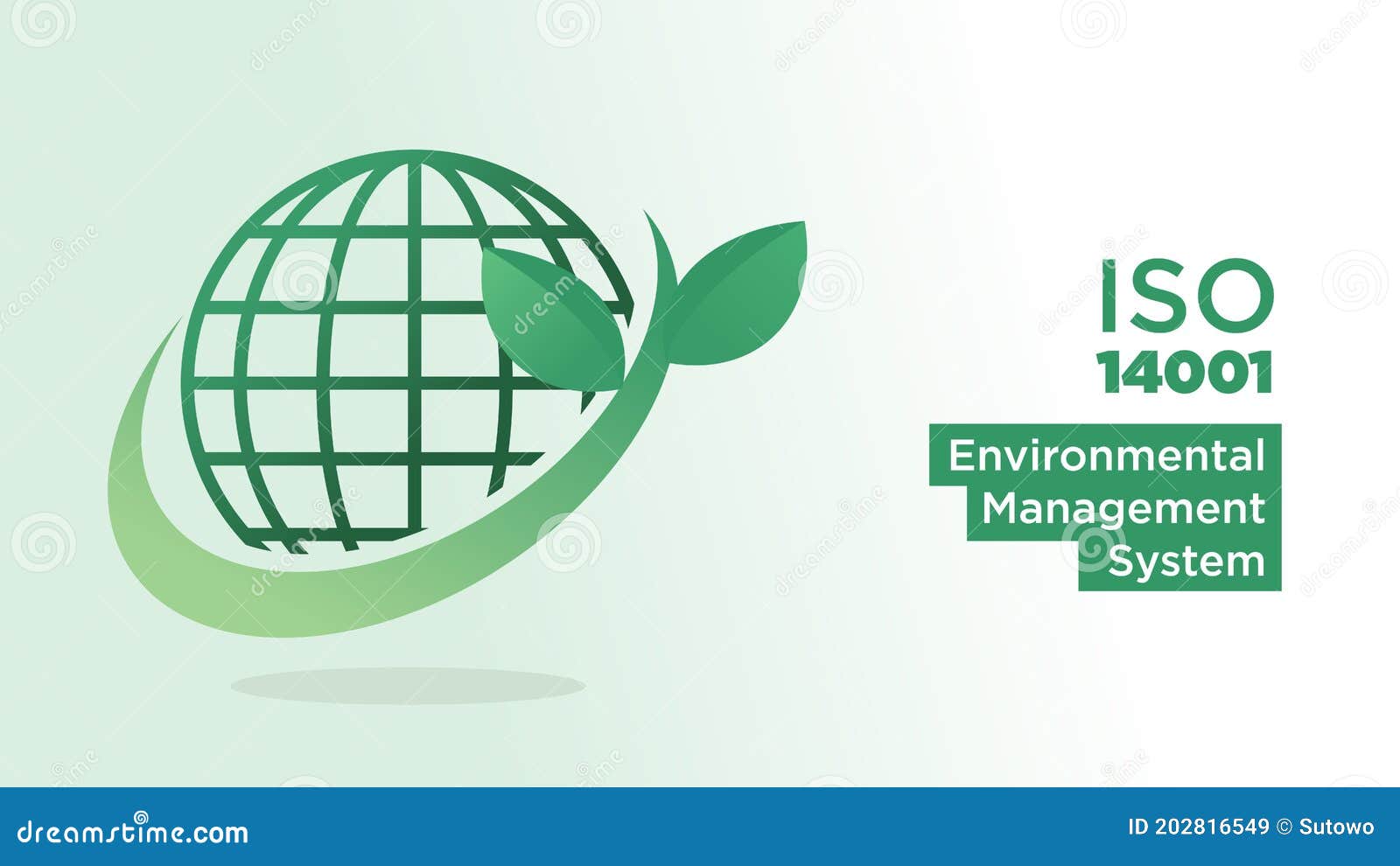 ISO 14001 Environtment Management System Go Green Globe Inside Green ...
