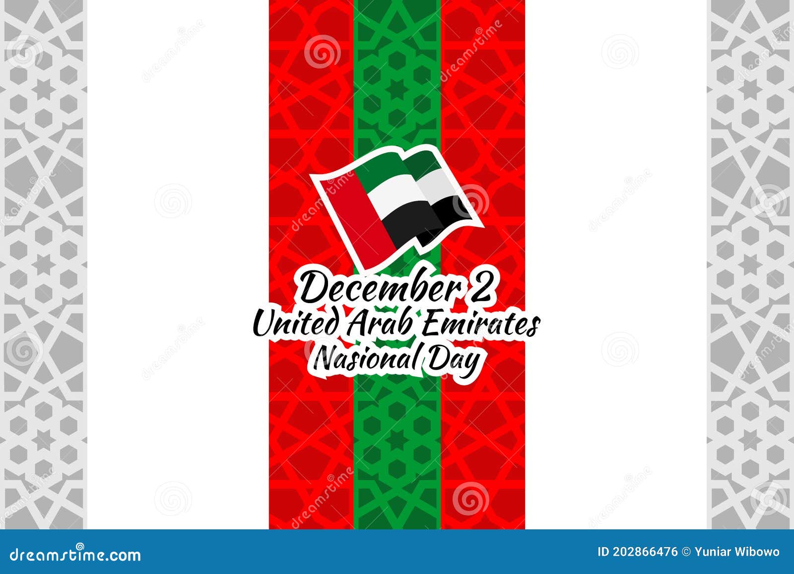 December 2, National Day of United Arab Emirates Stock Vector ...