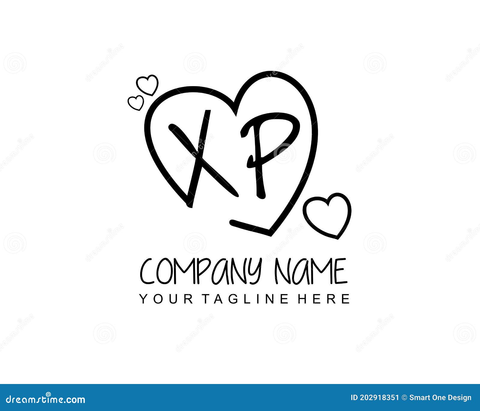 XP Signature Logo Template Vector Stock Vector - Illustration of drawn ...