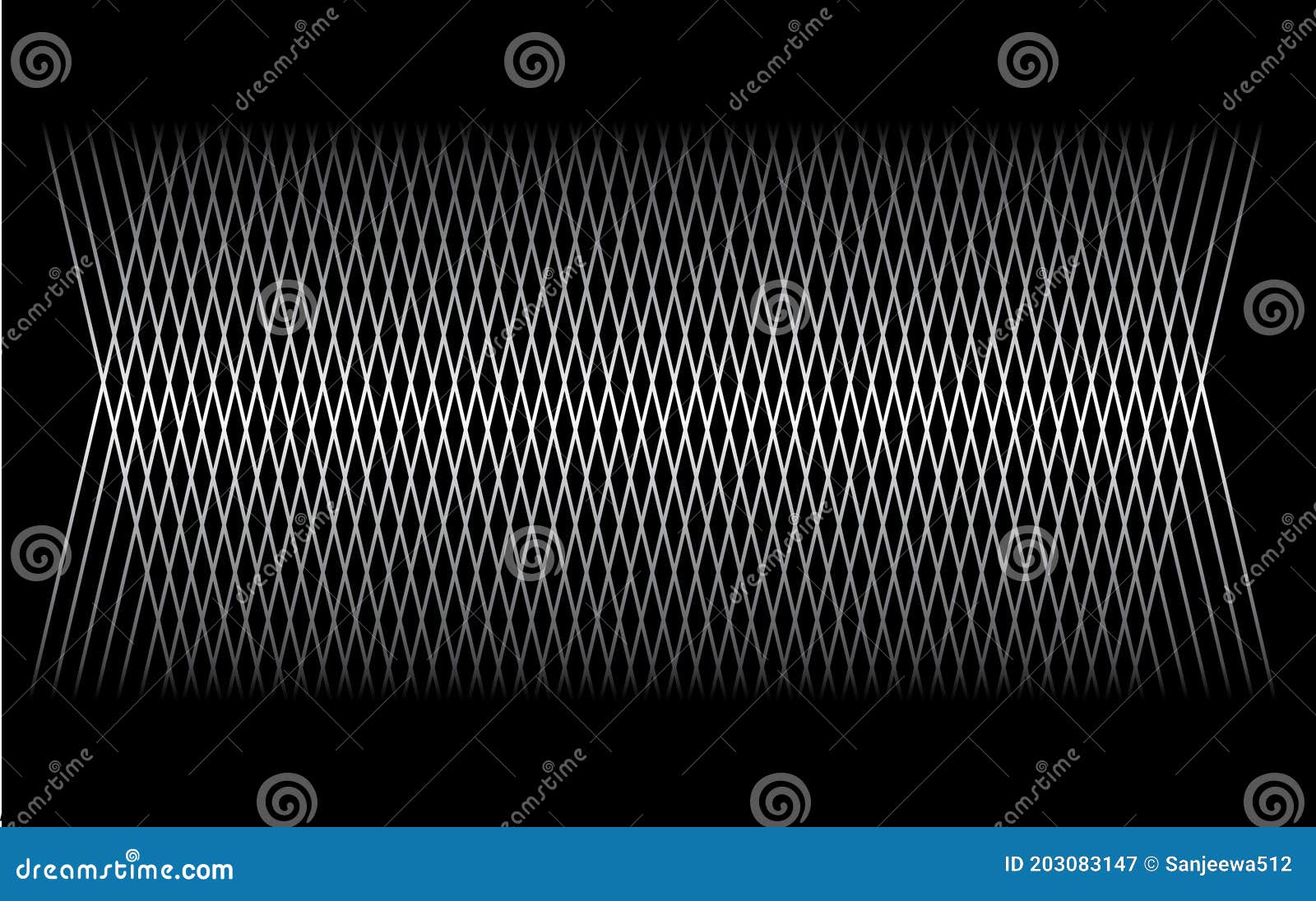 Lines Marge Pattern Texture on Black Background Vector Stock Vector ...