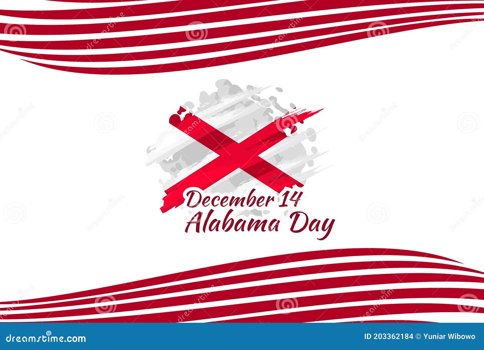 December 14, Alabama Day Vector Illustration. Stock Vector ...