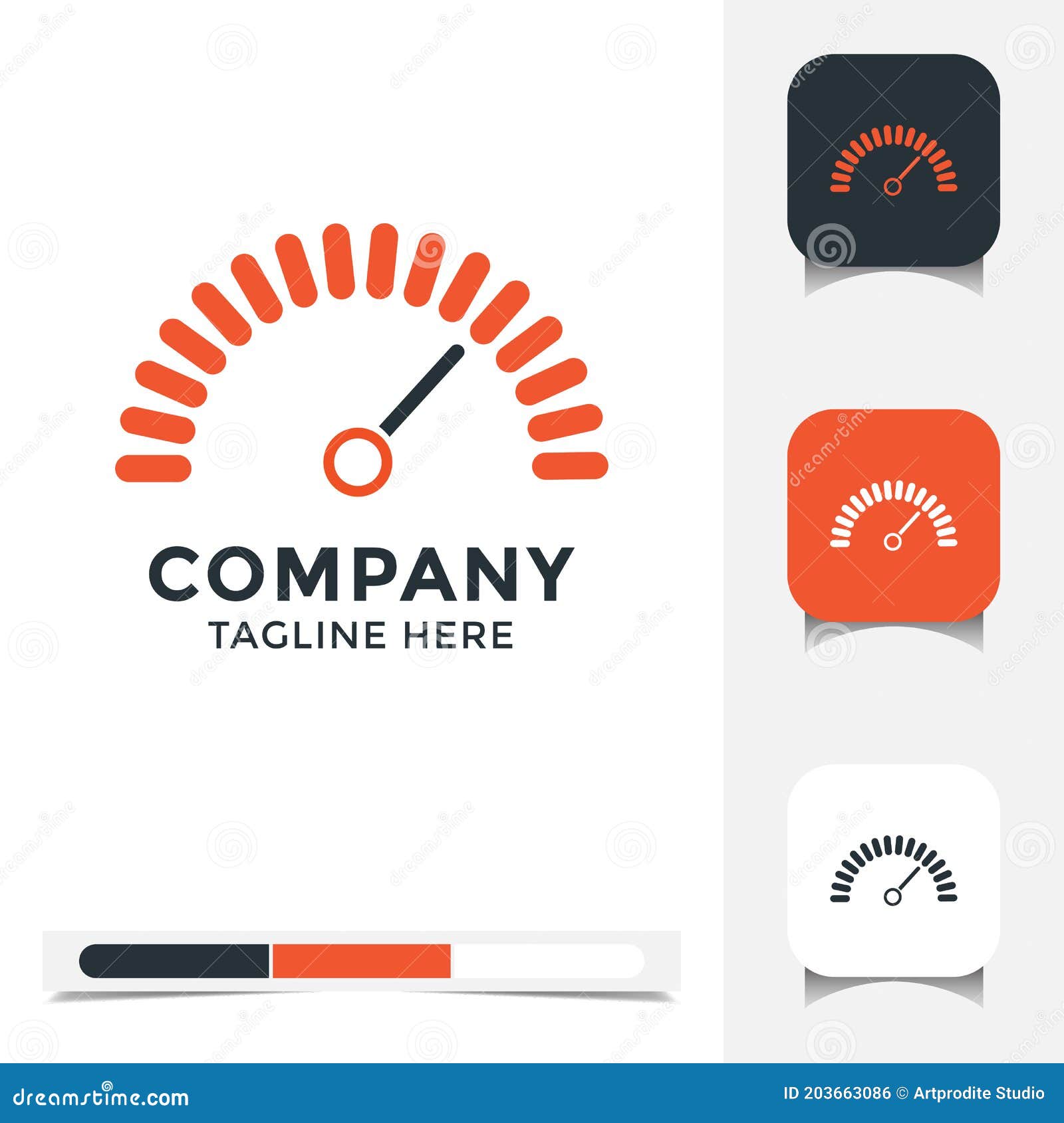 Logo Vector Design of Abstract Acceleration Stock Vector - Illustration ...