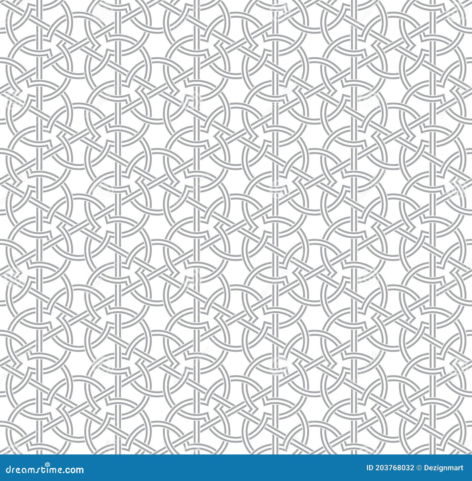 Seamless Geometric Pattern with Light Grey Background, Vector ...