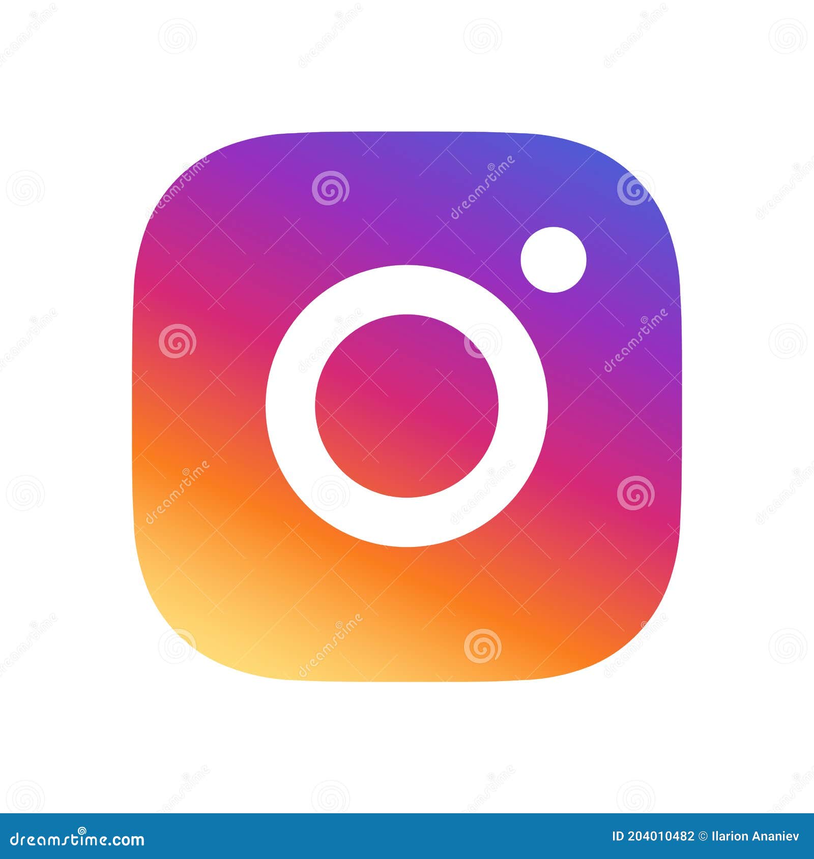 Instagram Logo - Vector - Original Gradient Color - Isolated ...