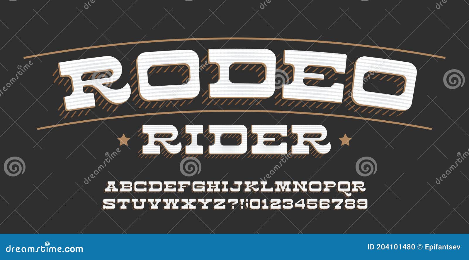 Oldie Alphabet Font. Scratched Vintage Letters, Numbers And Symbols ...