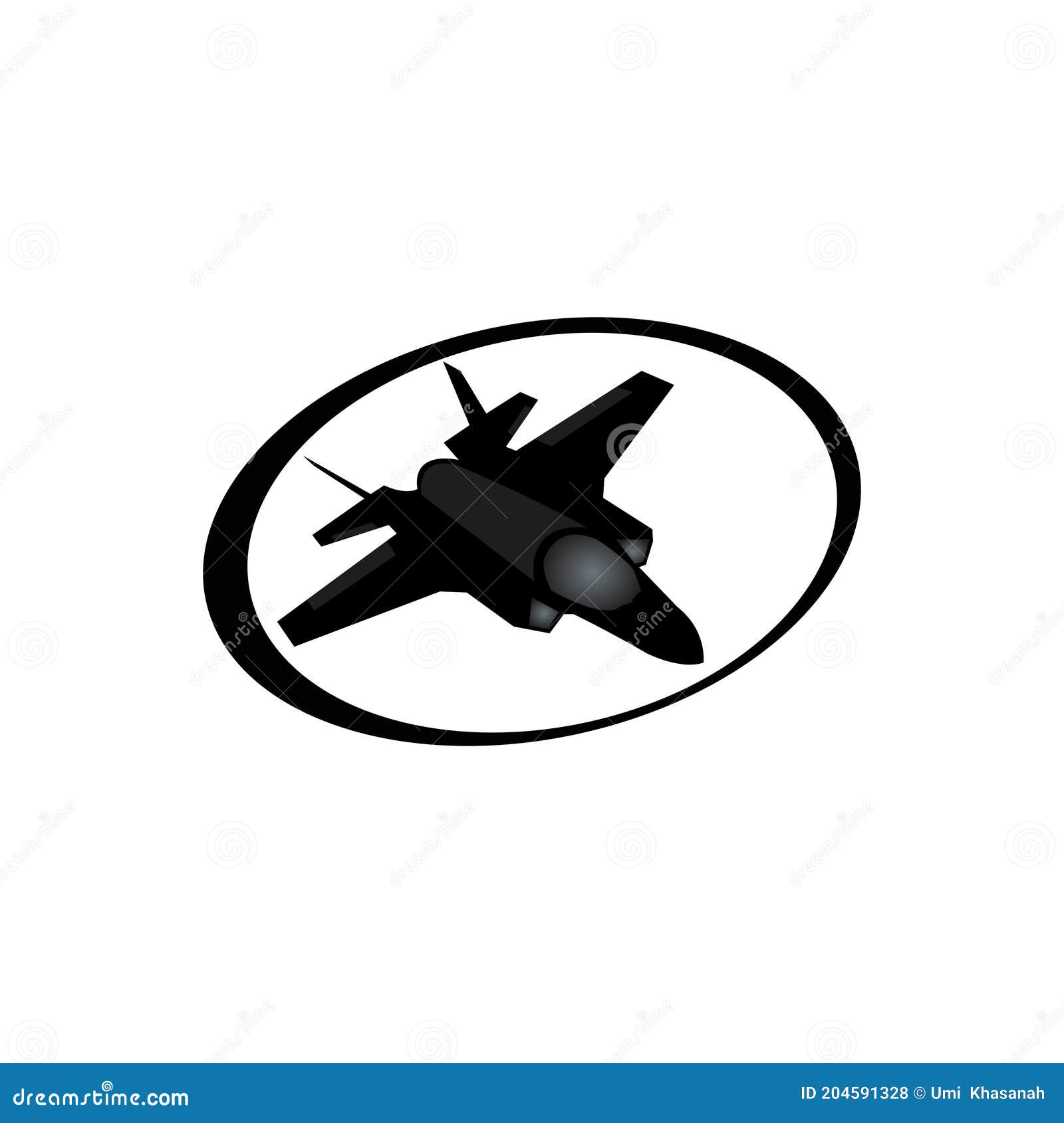 Fighter plane logo stock vector. Illustration of retro - 204591328