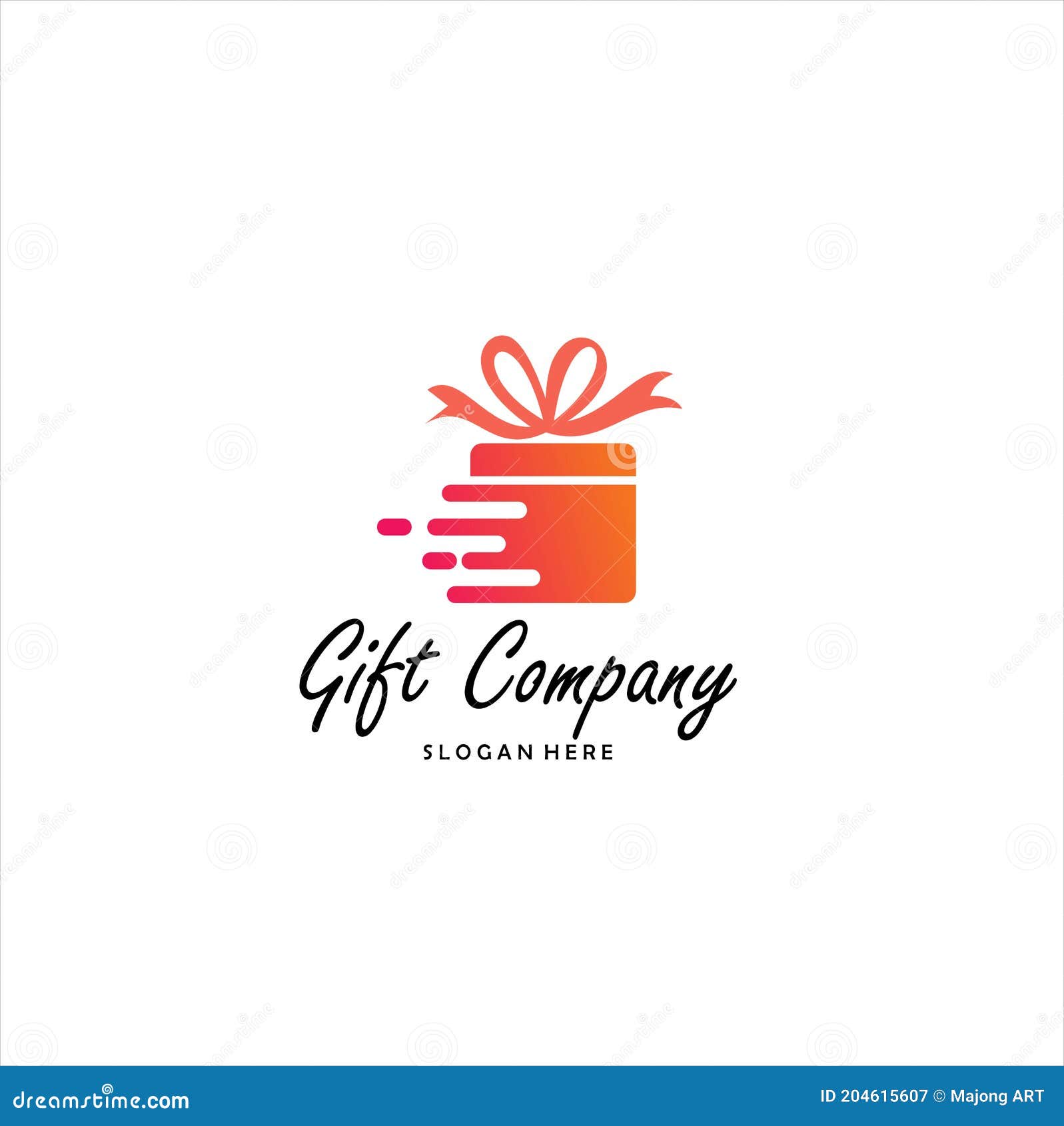 Gift Logo Vector, Icon, Emblem, Gift Shop Logo Design Concept, Creative ...