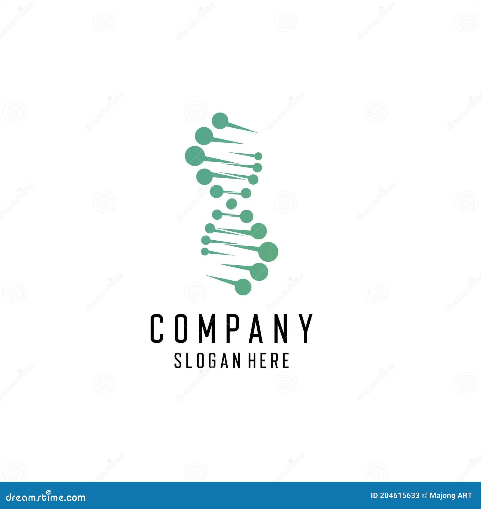 DNA Logo Design Concept Vector. Creative DNA Logo Template Stock Vector ...
