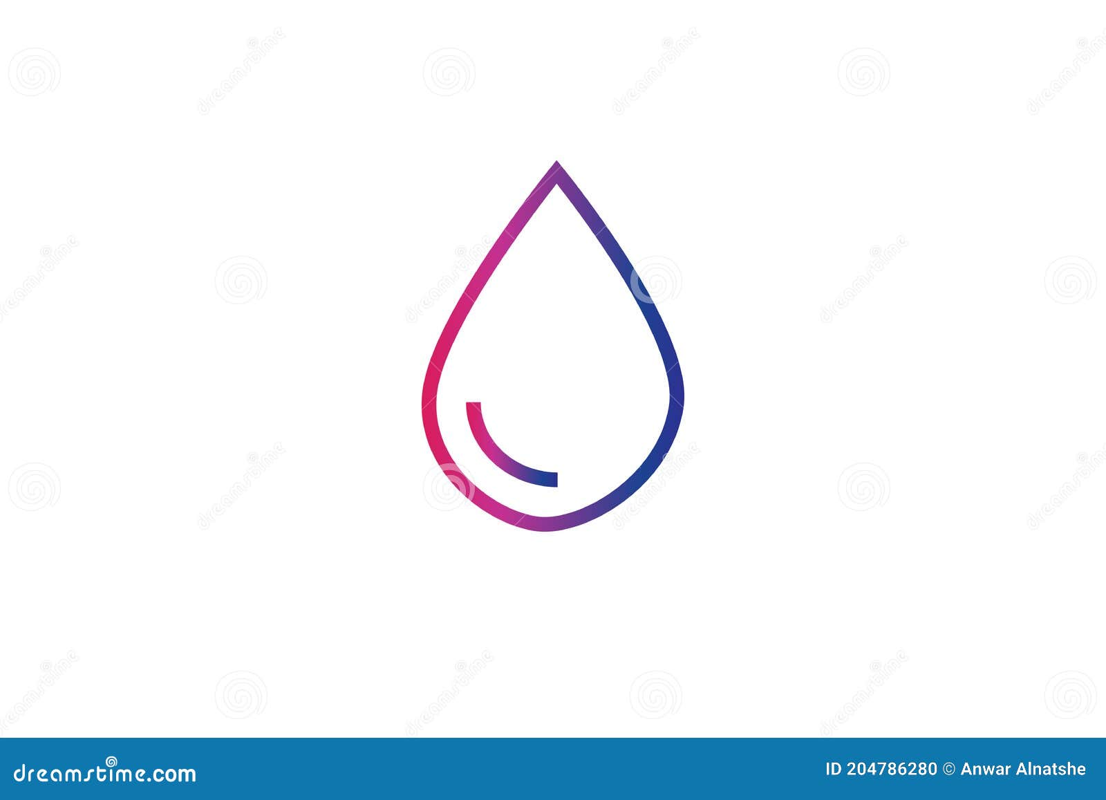 Water user interface Icon stock illustration. Illustration of desuser ...