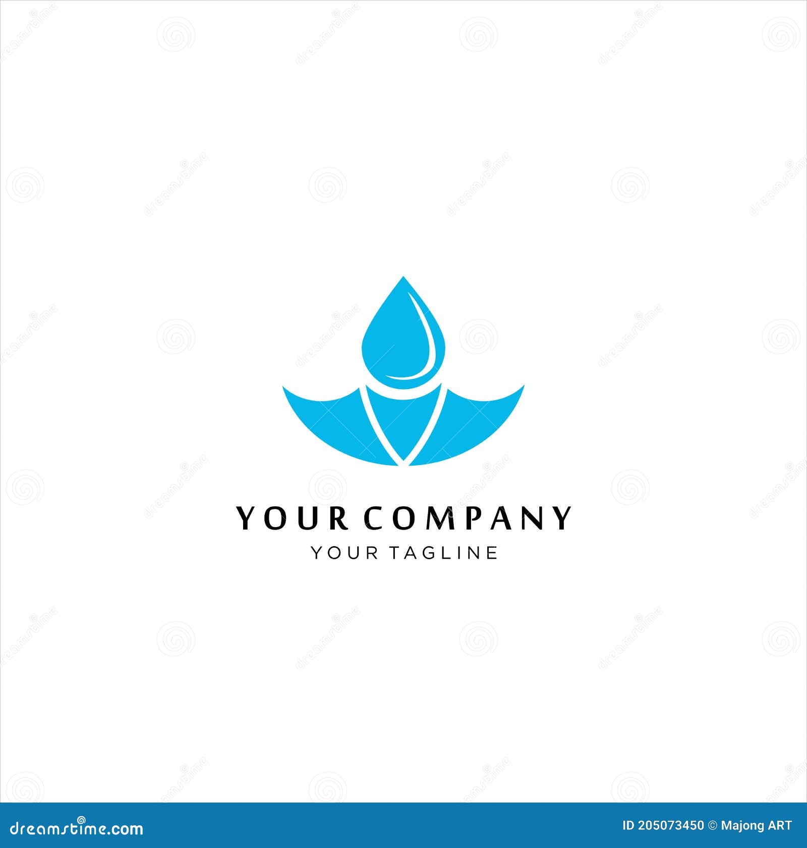 Waterproof Water Shield Logo Template Stock Vector - Illustration of ...