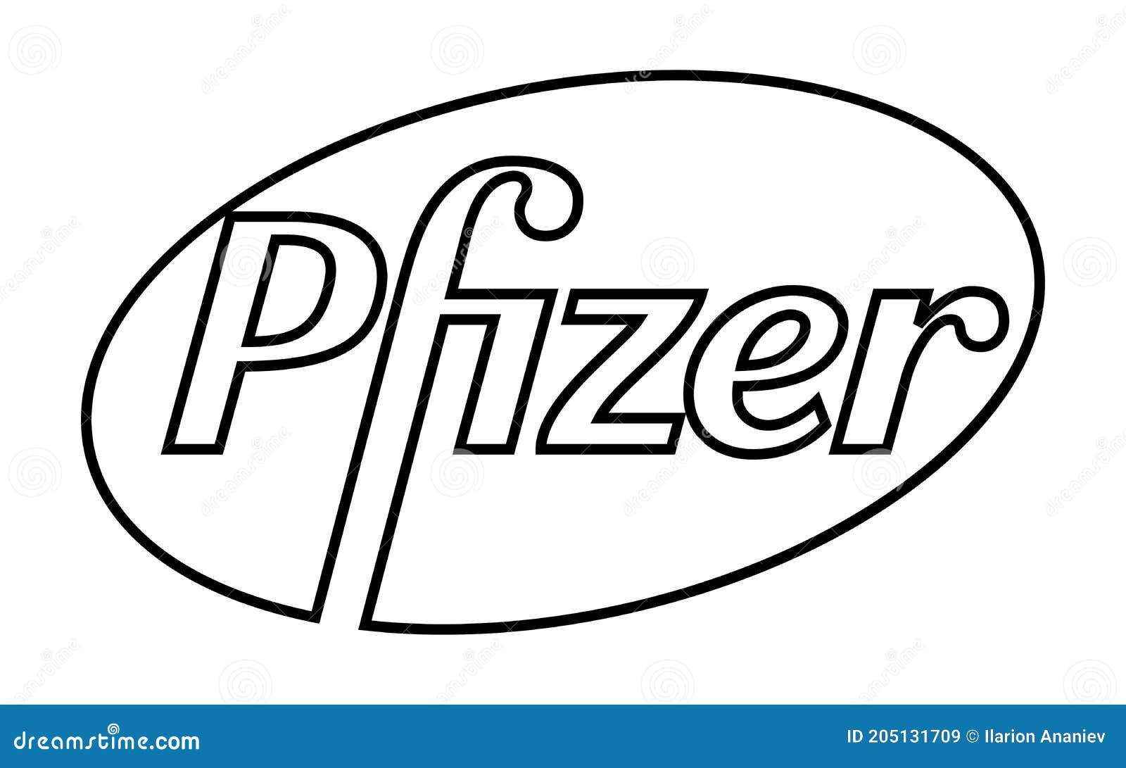 Pfizer Vector Logo - Black Color Silhouette - American Pharmaceutical ...