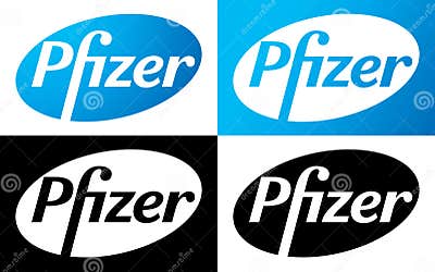 Pfizer Vector Logo - Latest Blue and Black Color Silhouette Set ...