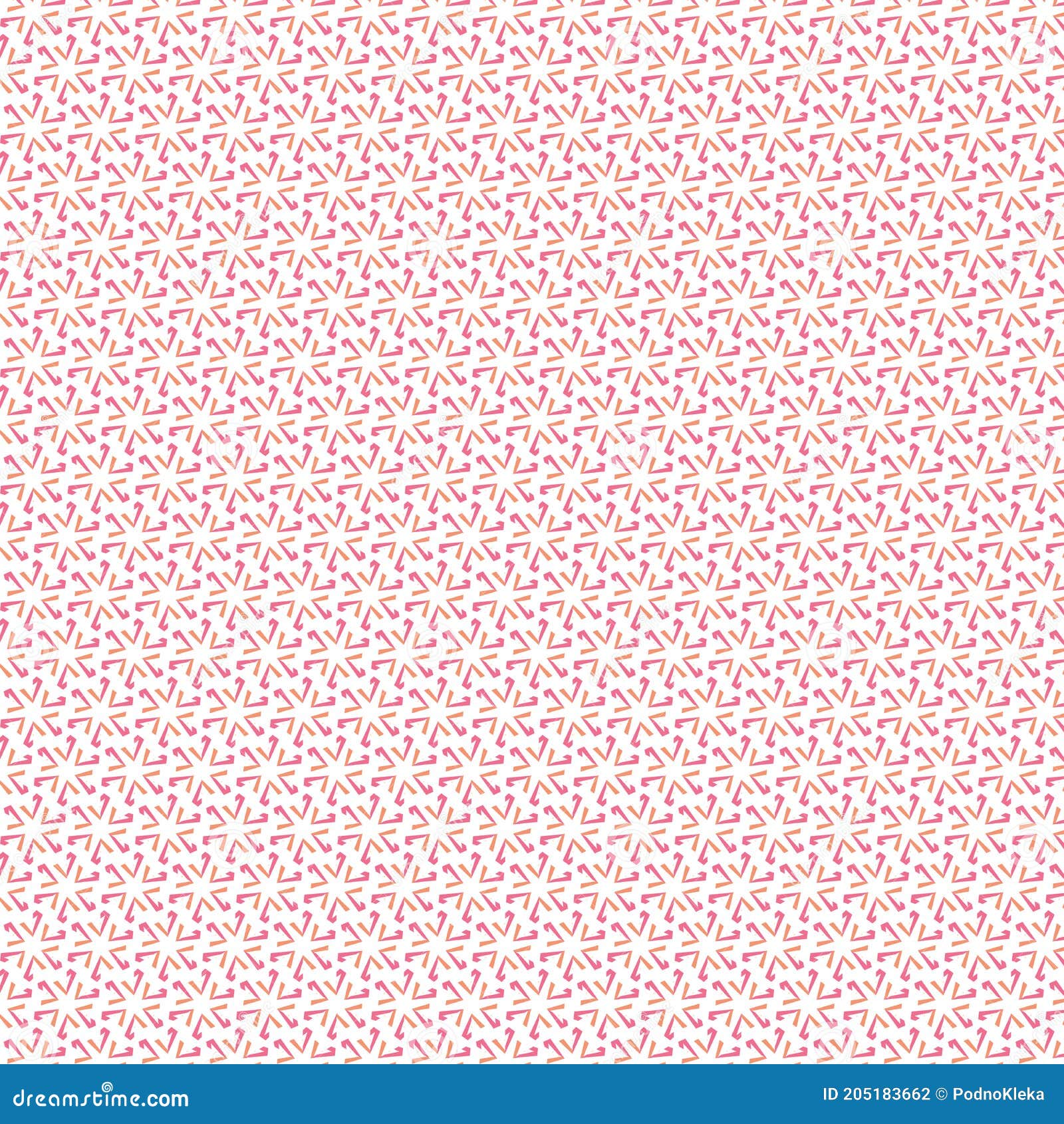 Modern Unique Geometric Tiny Star Pink Fabric Print Texture. Vector ...