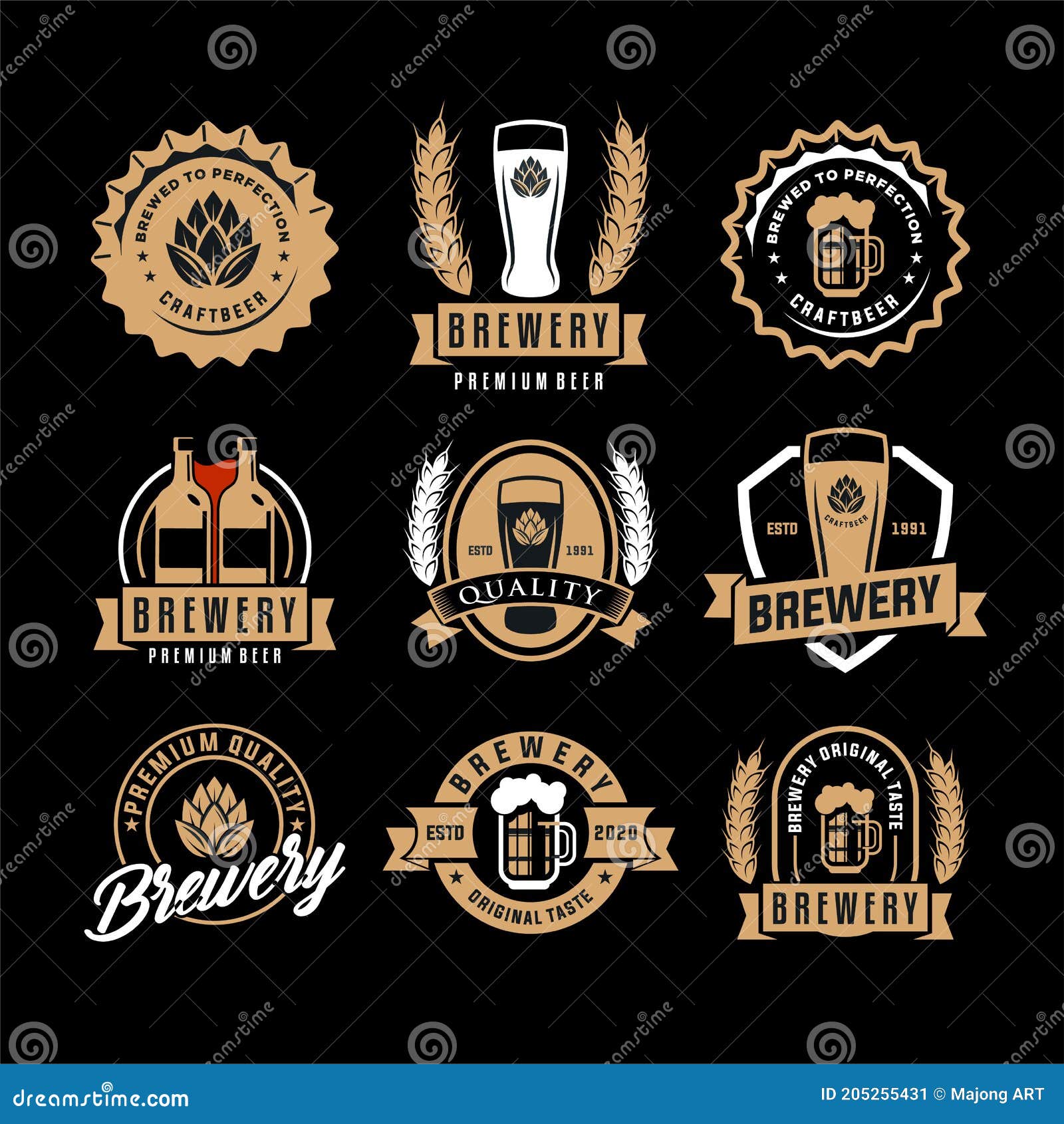 Lager Bottle Beer Icon Cartoon Vector | CartoonDealer.com #99985551
