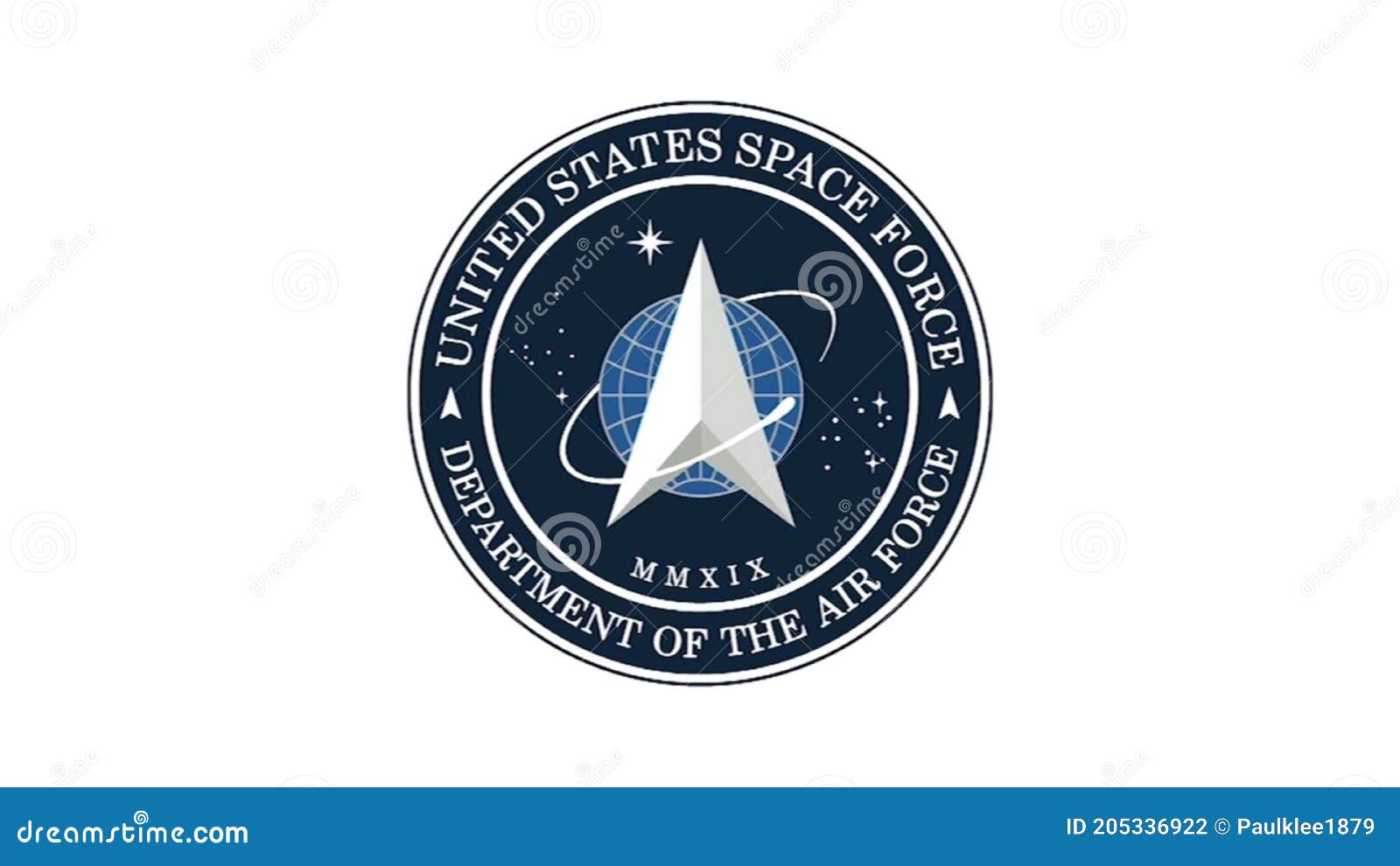 Space Force Logo Announced by Trump NASA Editorial Photography ...